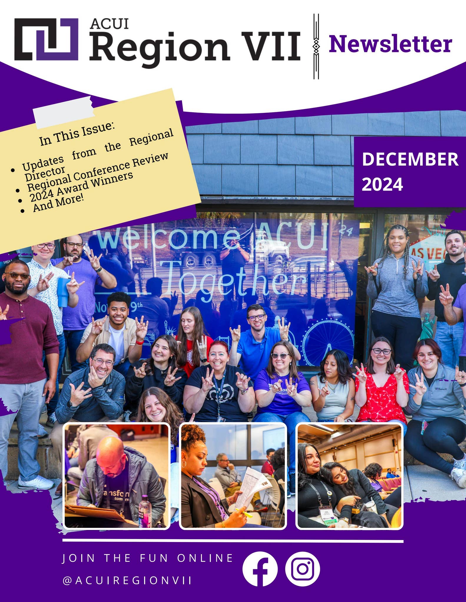 Region VII December 2024 Newsletter by ACUI - Issuu
