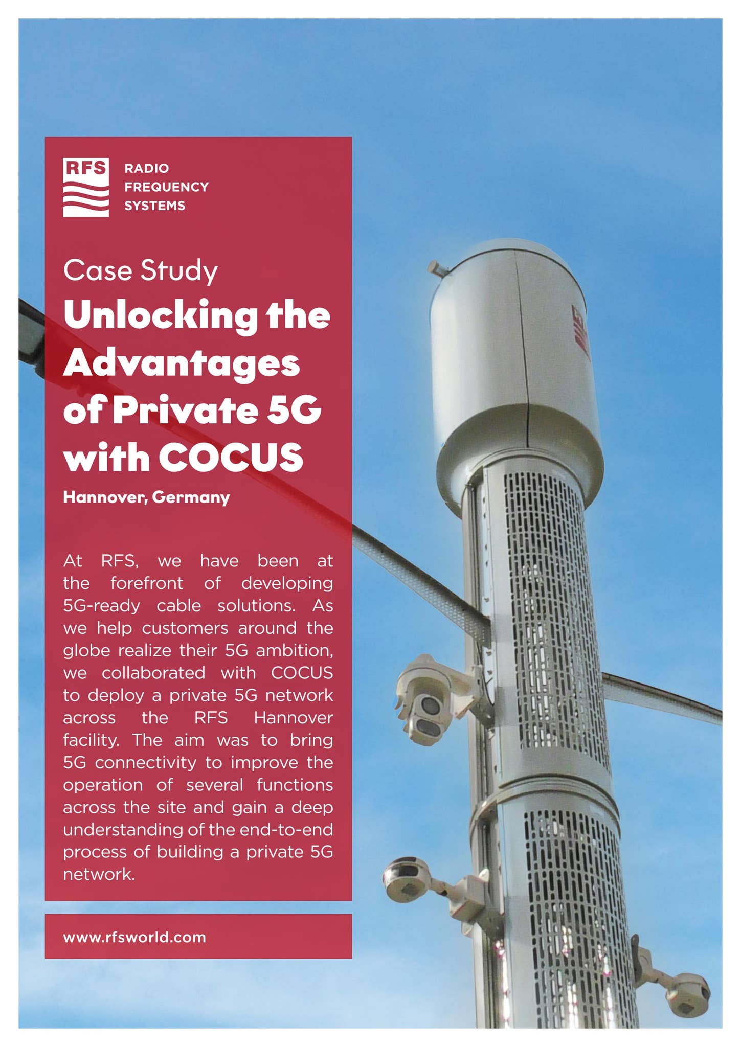 RFS Case Study - Unlocking the Advantages of Private 5G with COCUS by Radio Frequency Systems ...