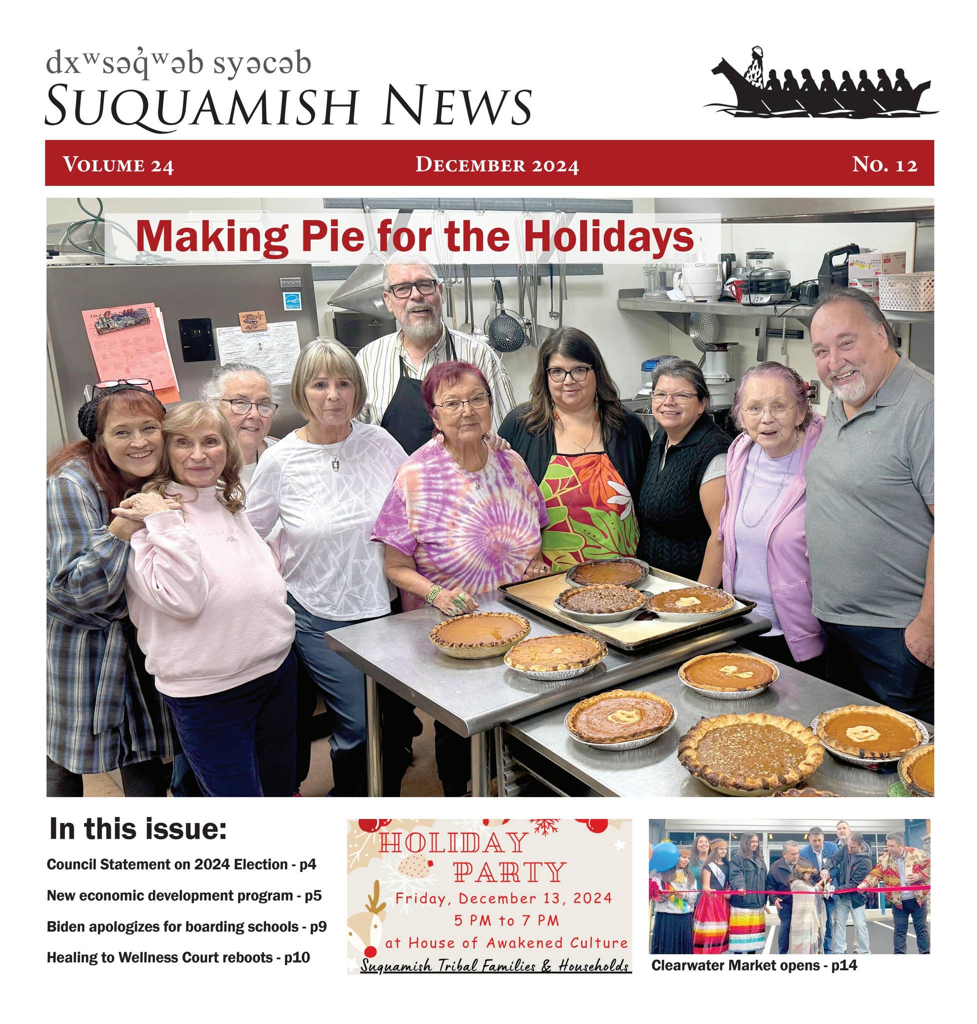 Suquamish News - Dec 2024 by Suquamish Tribe - Issuu