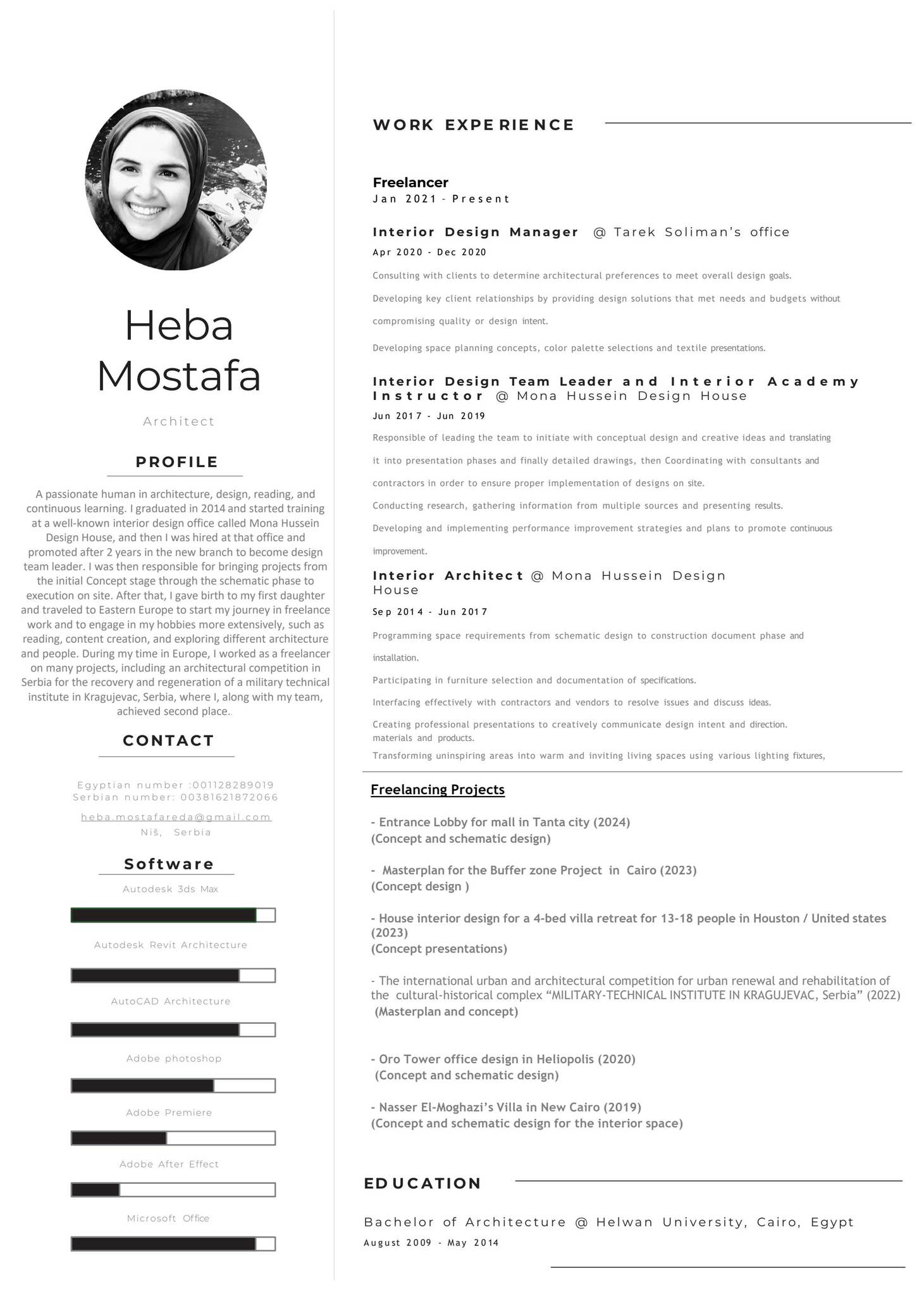 Heba Mostafa's resume 2024 by Heba Mostafa - Issuu