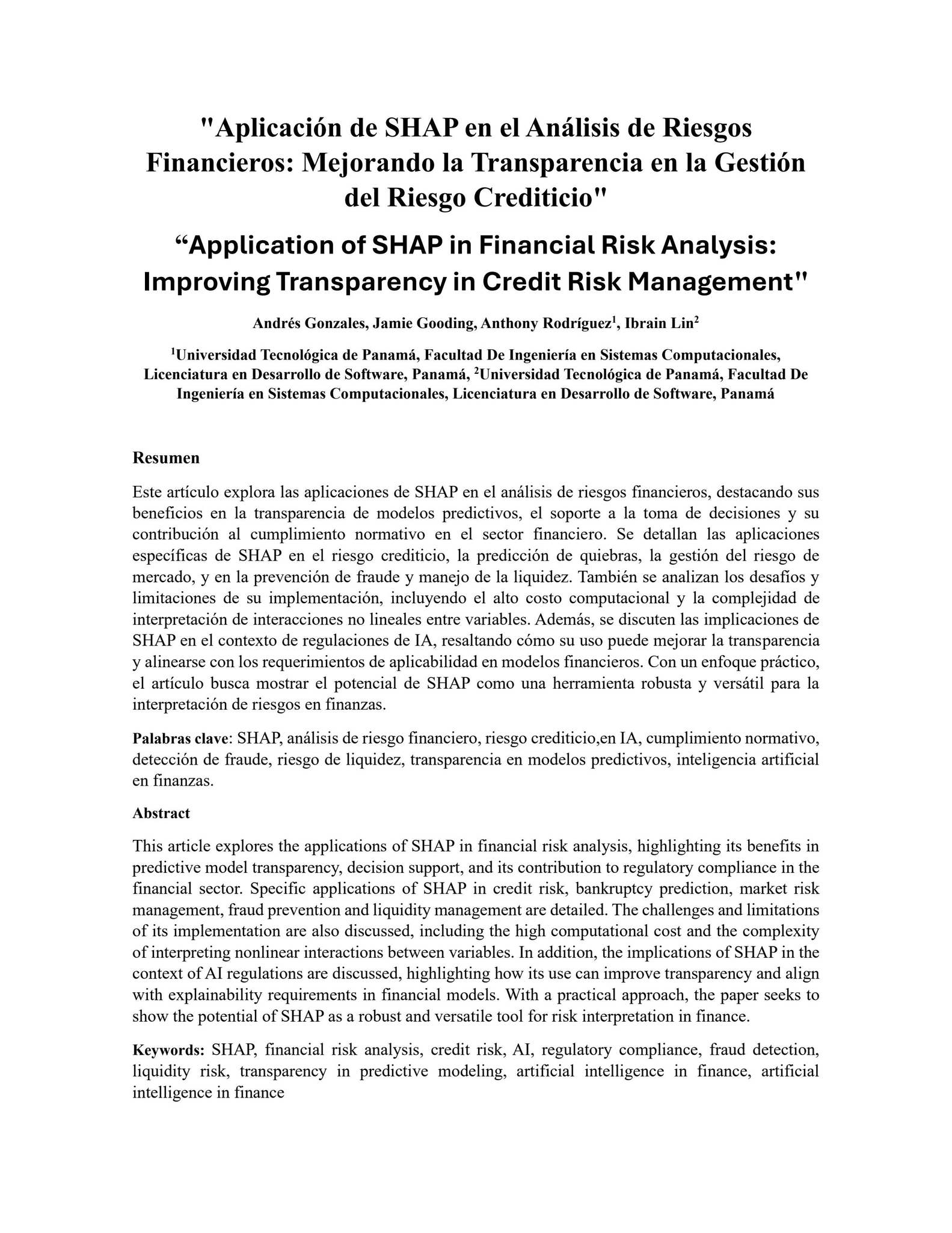 Aplicación de SHAP en el Análisis de Riesgos Financieros by Anthony ...