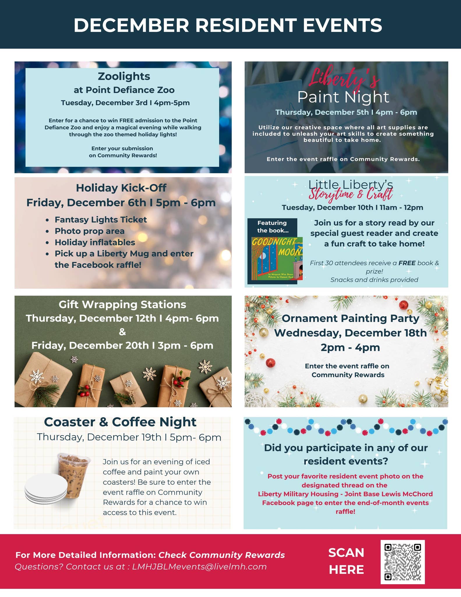 December Resident Events Flyer by Liberty Military Housing at JBLM - Issuu