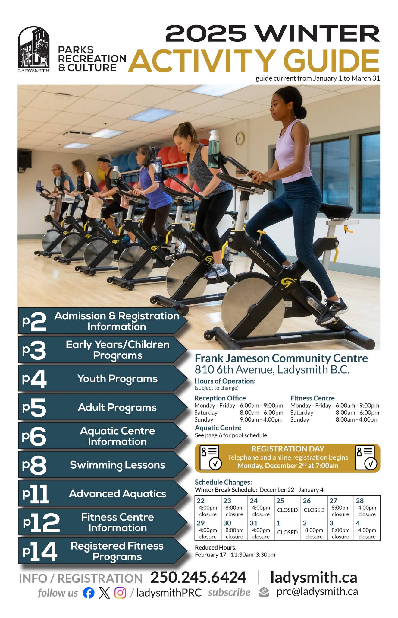 Ladysmith Parks, Recreation & Culture 2025 Winter Activity Guide by ...