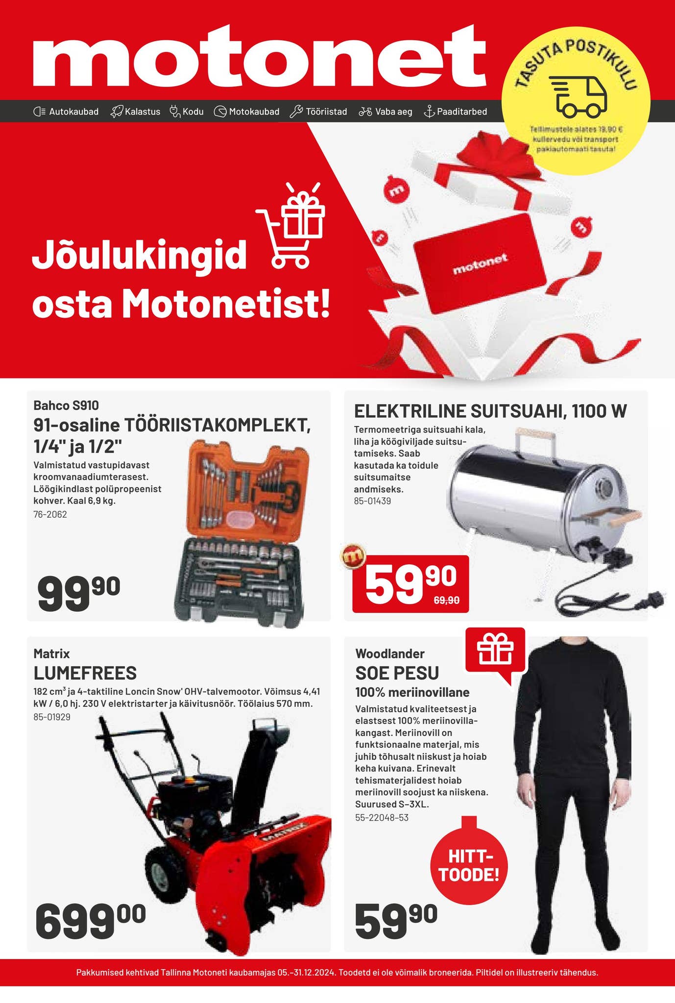 Motonet - Jõulukingid osta Motonetist! 05.12.-31.12.24 by Motonet Oy ...
