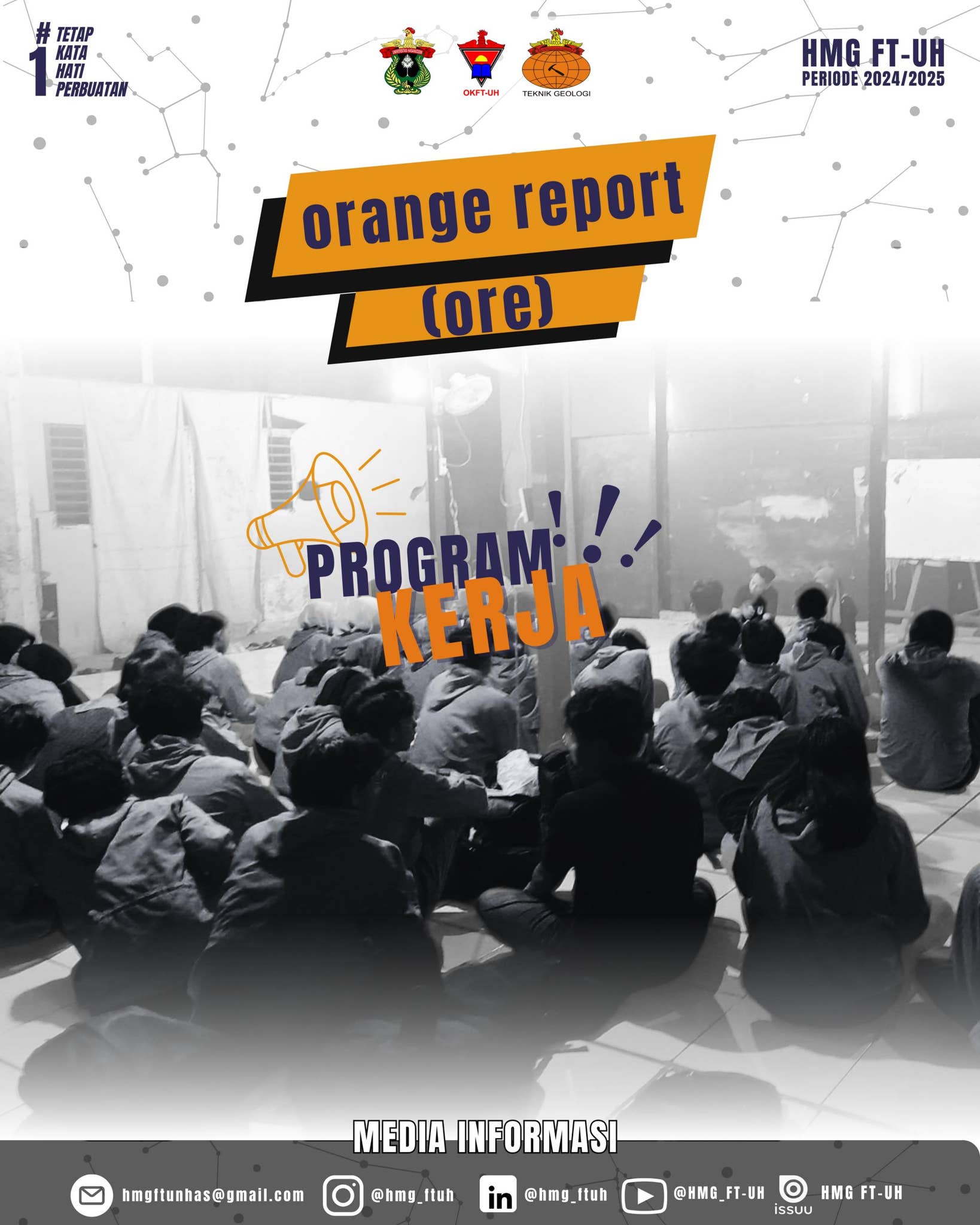 [ORANGE REPORT] Program Kerja_UPT JURNALISTIK BE HMG FT-UH by HMG FT-UH ...