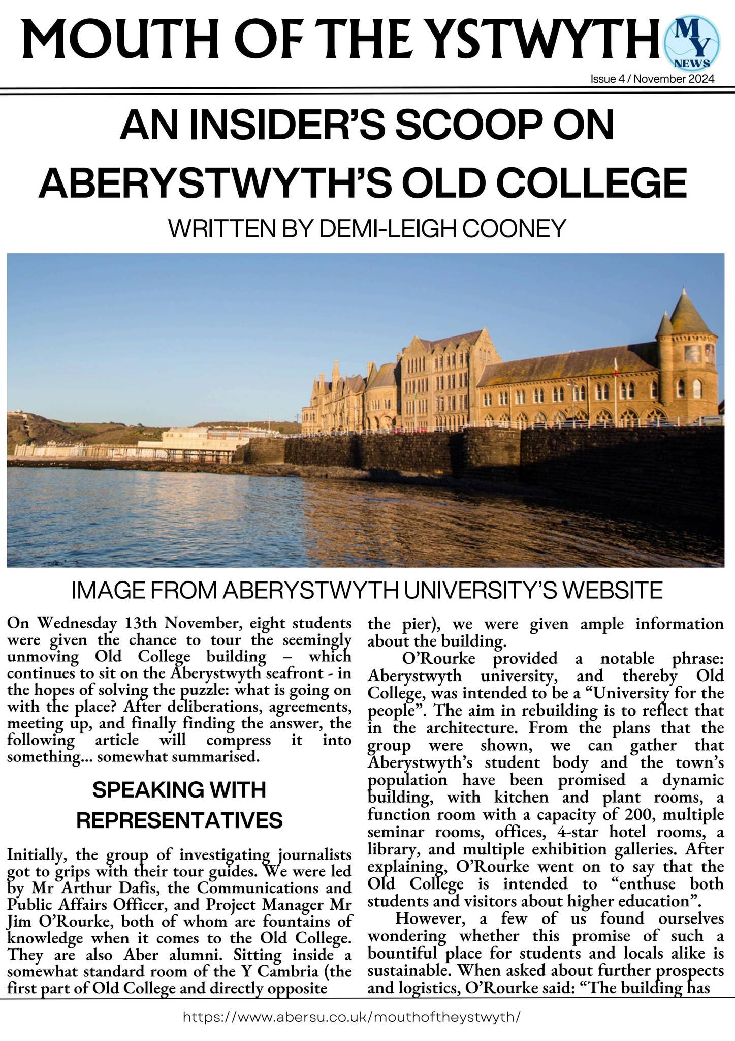 Mouth of the Ystwyth Issue 4 (November 2024) by mouthoftheystwyth - Issuu