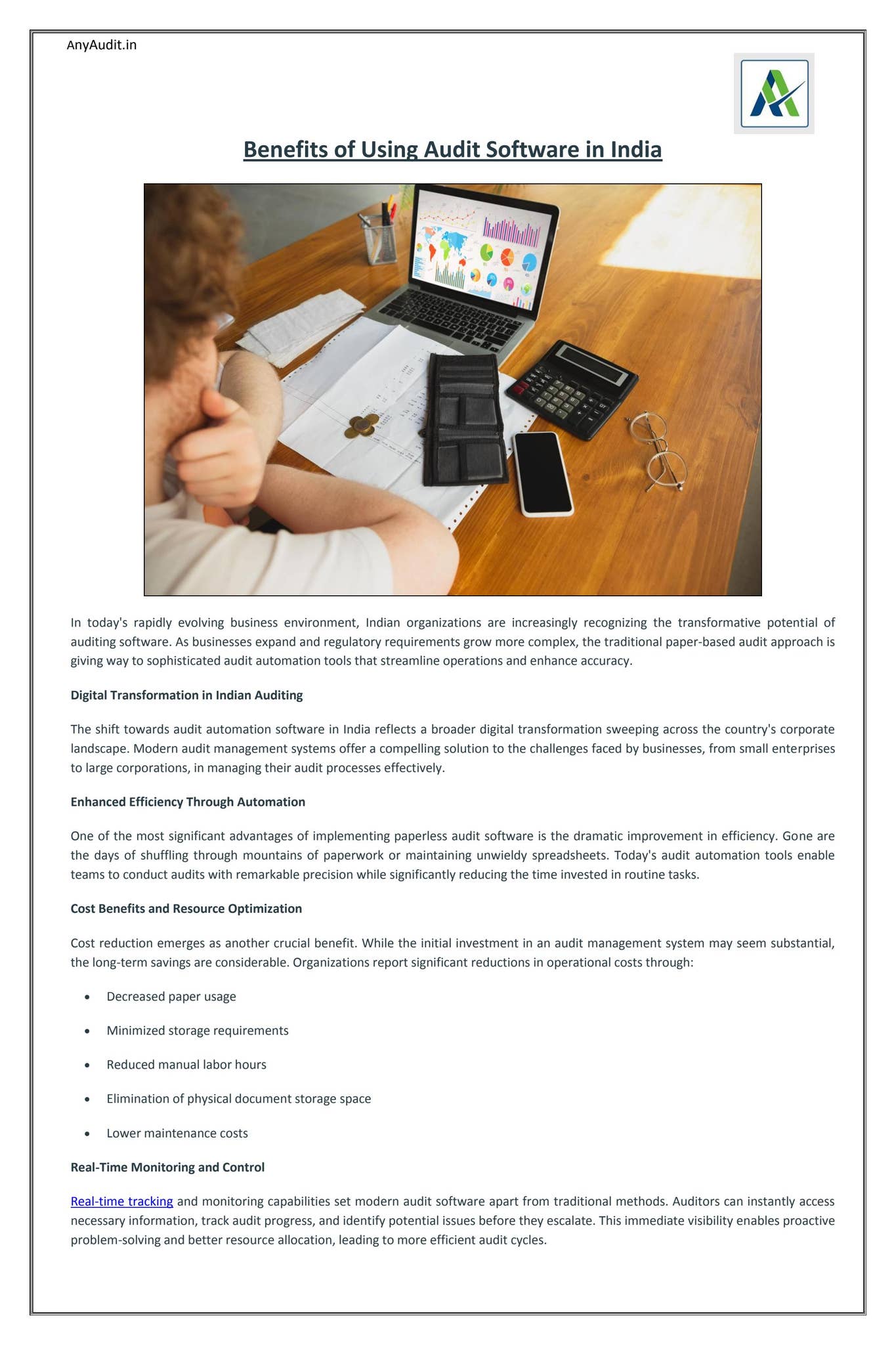 Benefits of Using Audit Software | AnyAudit by AnyAudit - Issuu