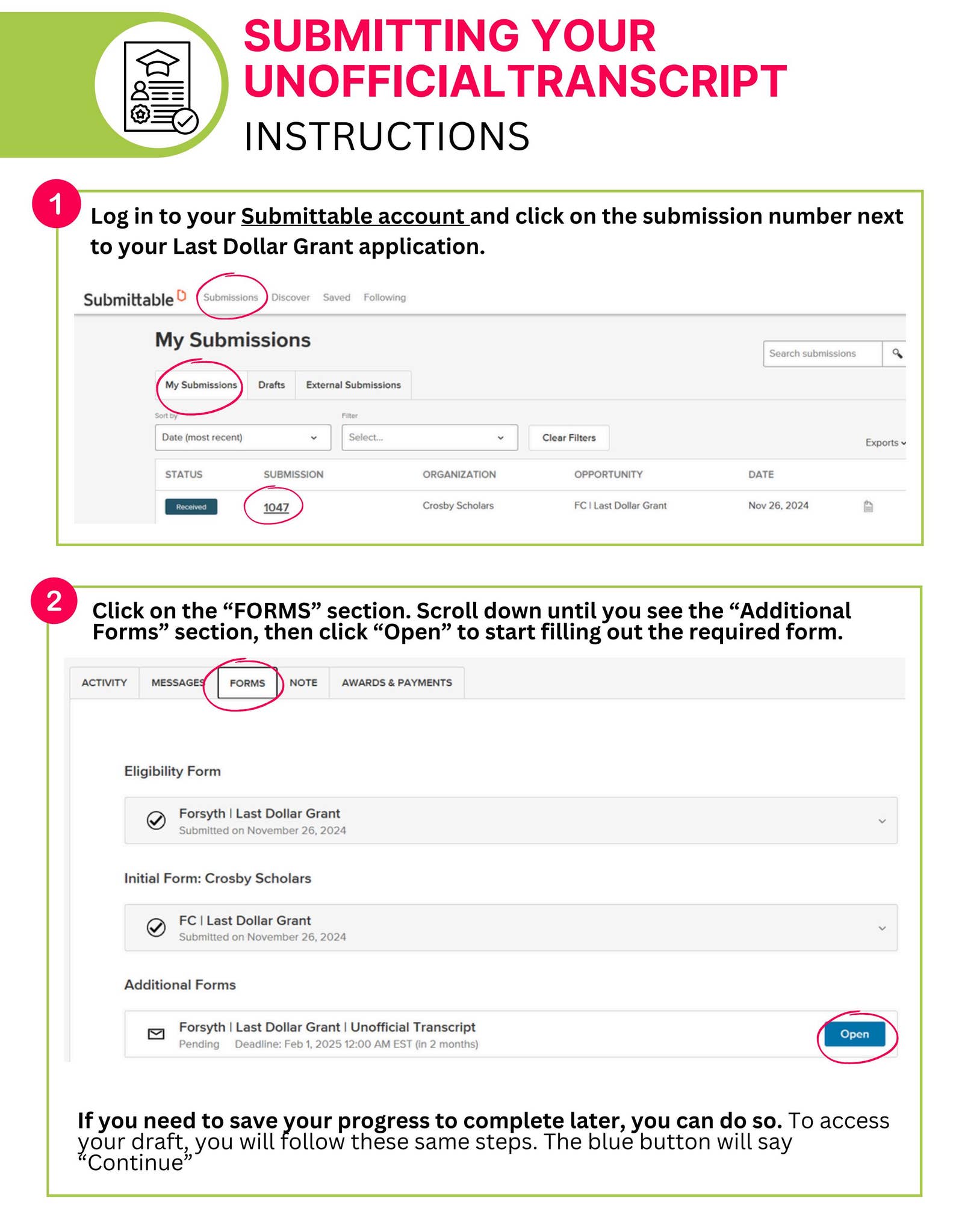 LDG - Unofficial Transcript Instructions by cscp - Issuu