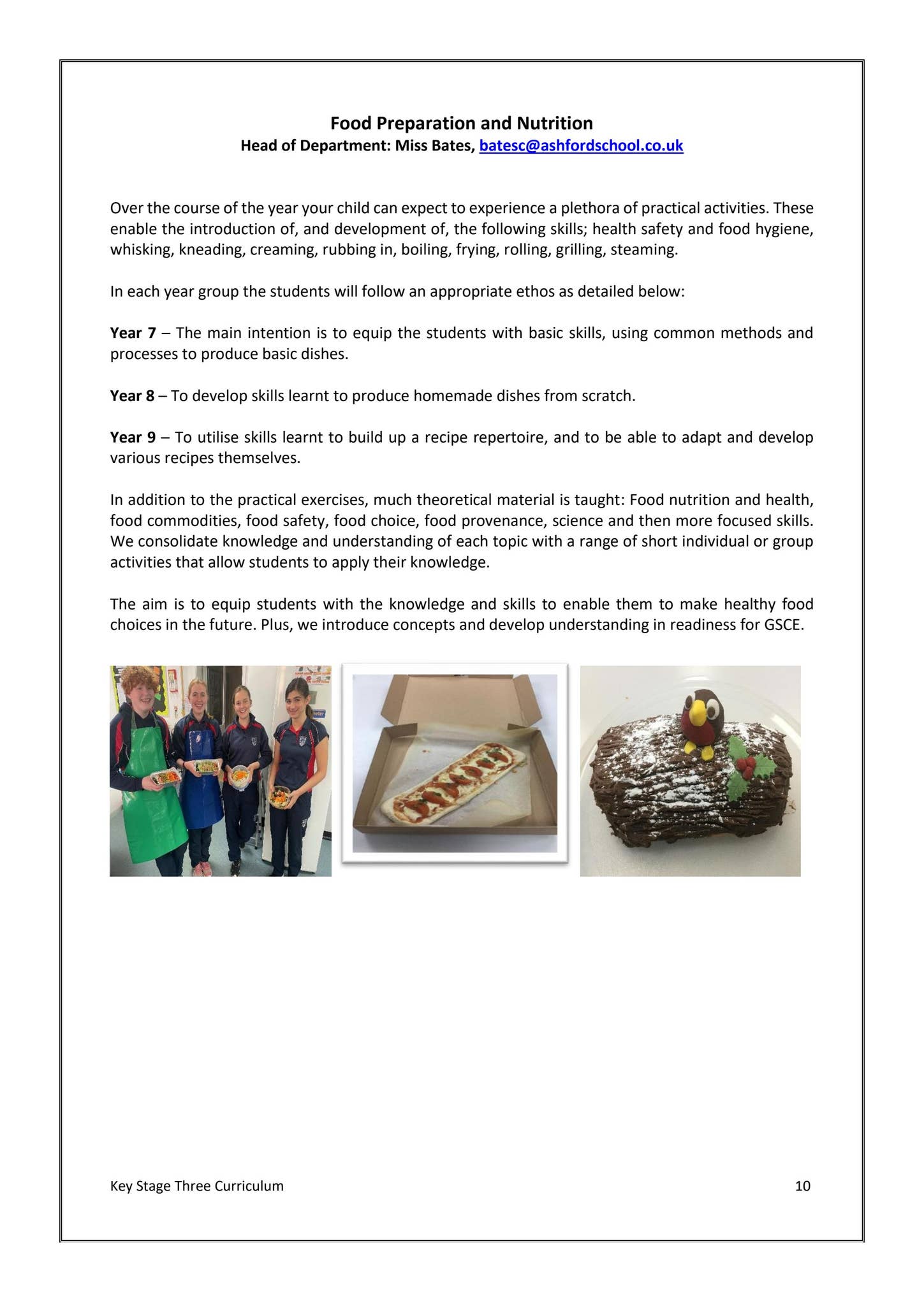 Key Stage Three Curriculum Booklet by AshfordSchool - Issuu