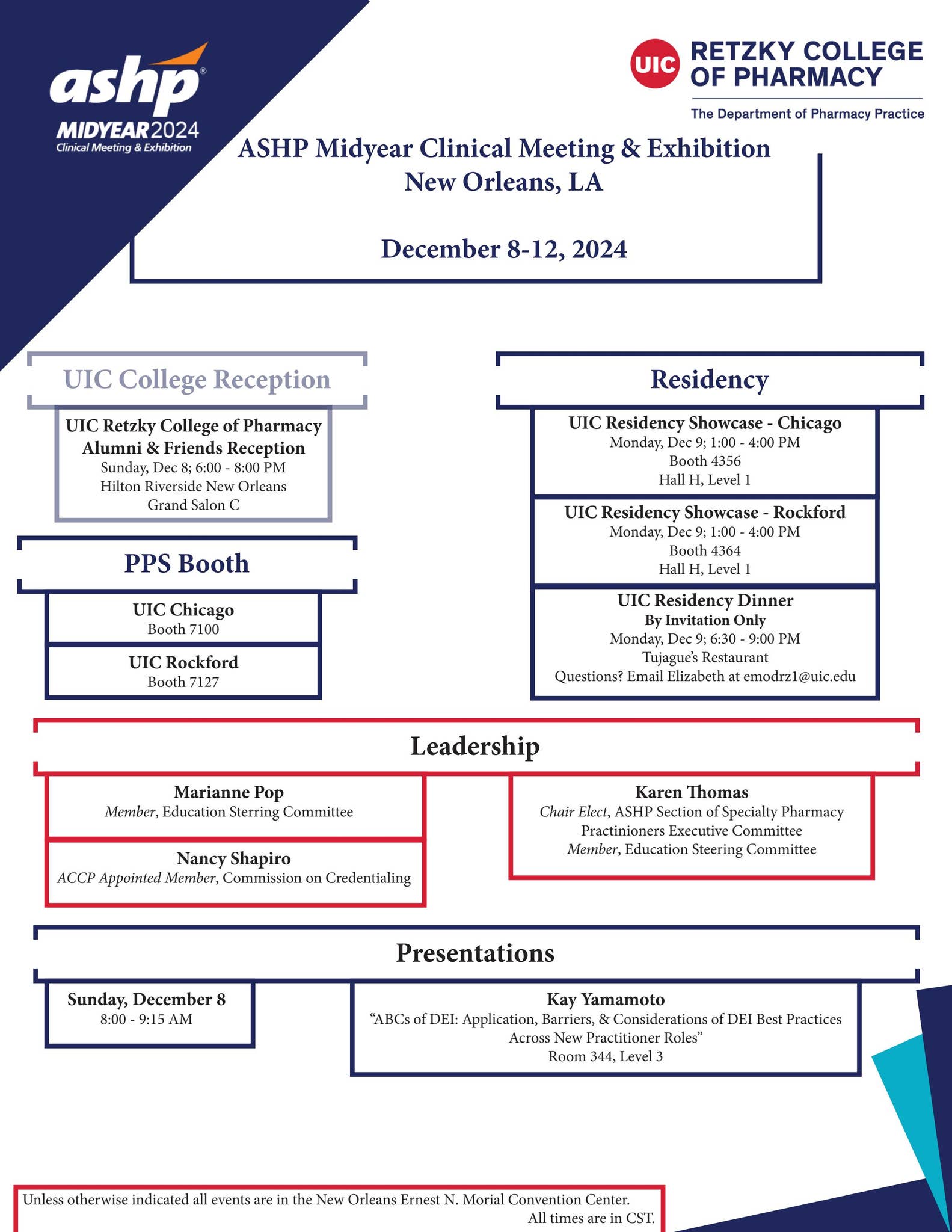 ASHP 24 Booklet by UIC Department of Pharmacy Practice - Issuu