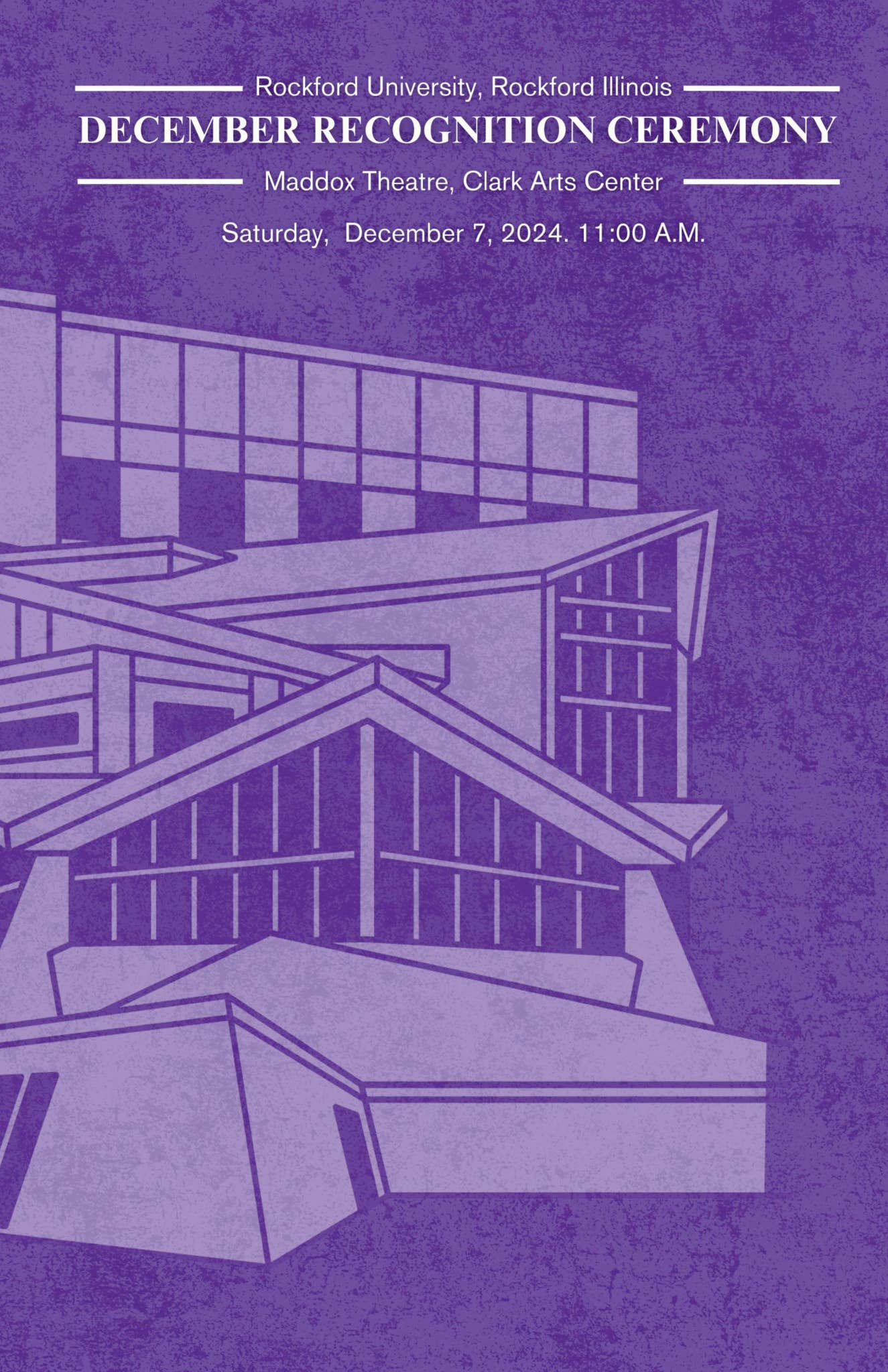 December Recognition 2024 Ceremony Program by Rockford University - Issuu