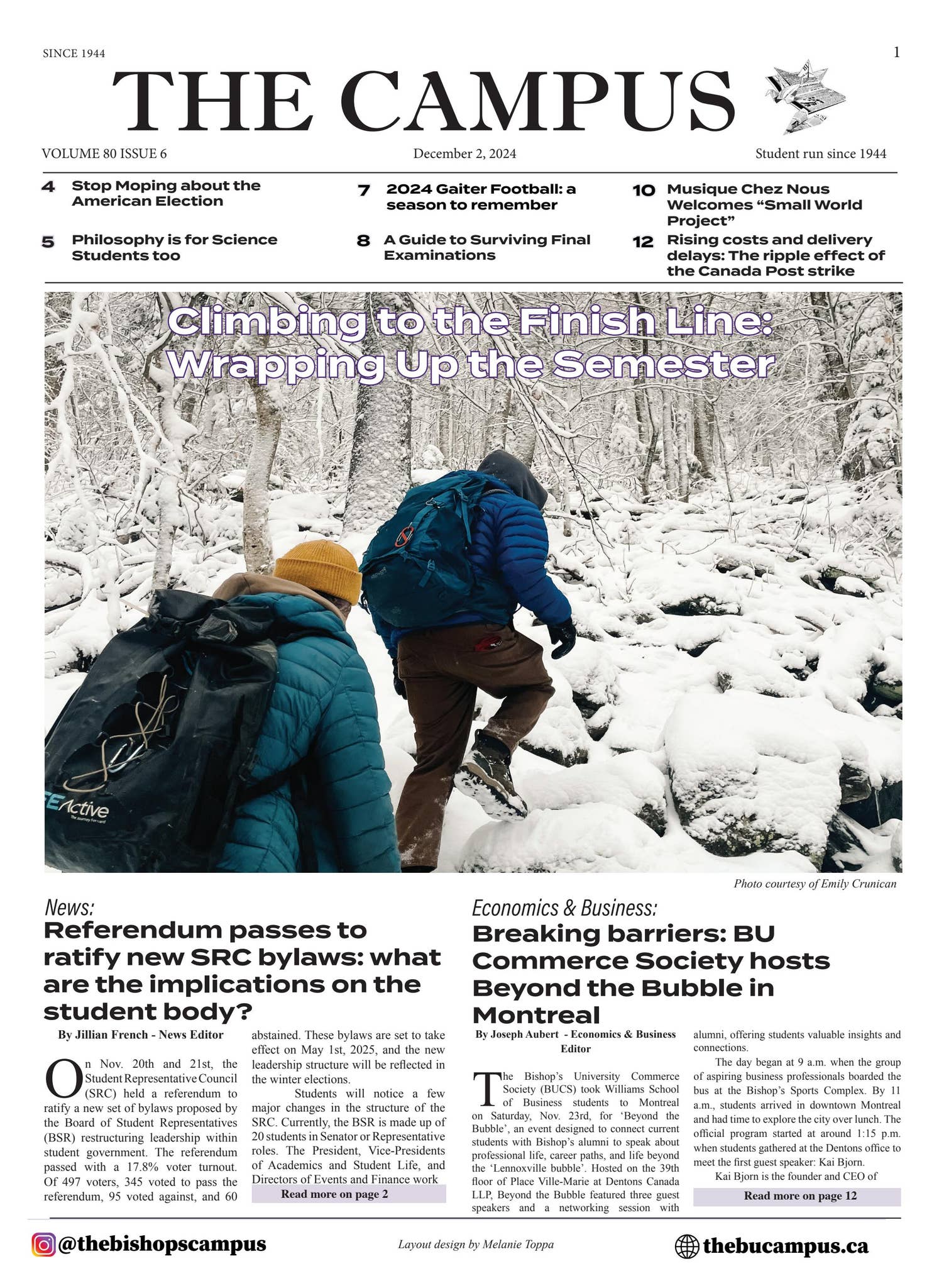 The Campus - December 2, 2024 by The Campus Newspaper - Issuu