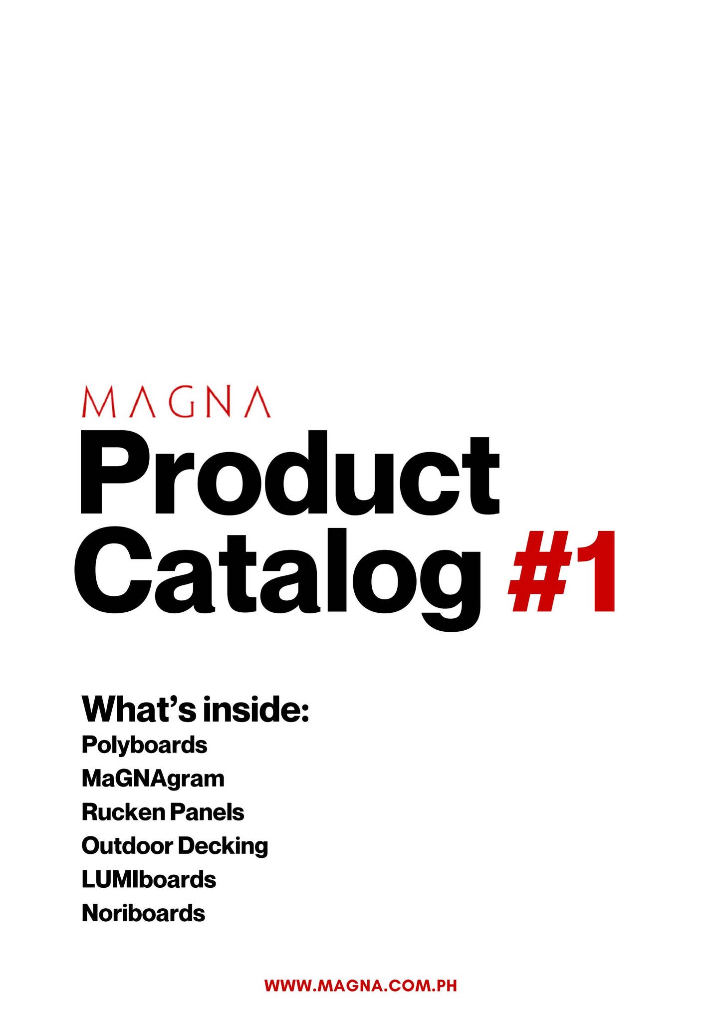 MaGNA Catalog 1 by MaGNA - Issuu
