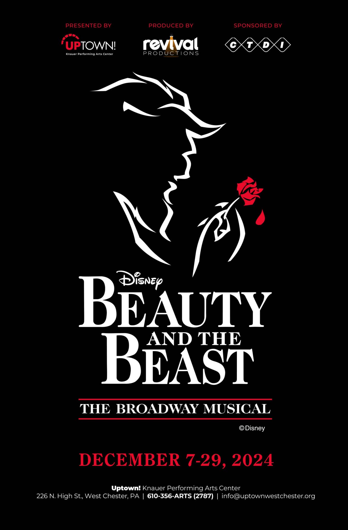Beauty and the Beast Program by Uptown Knauer Performing Arts Center ...