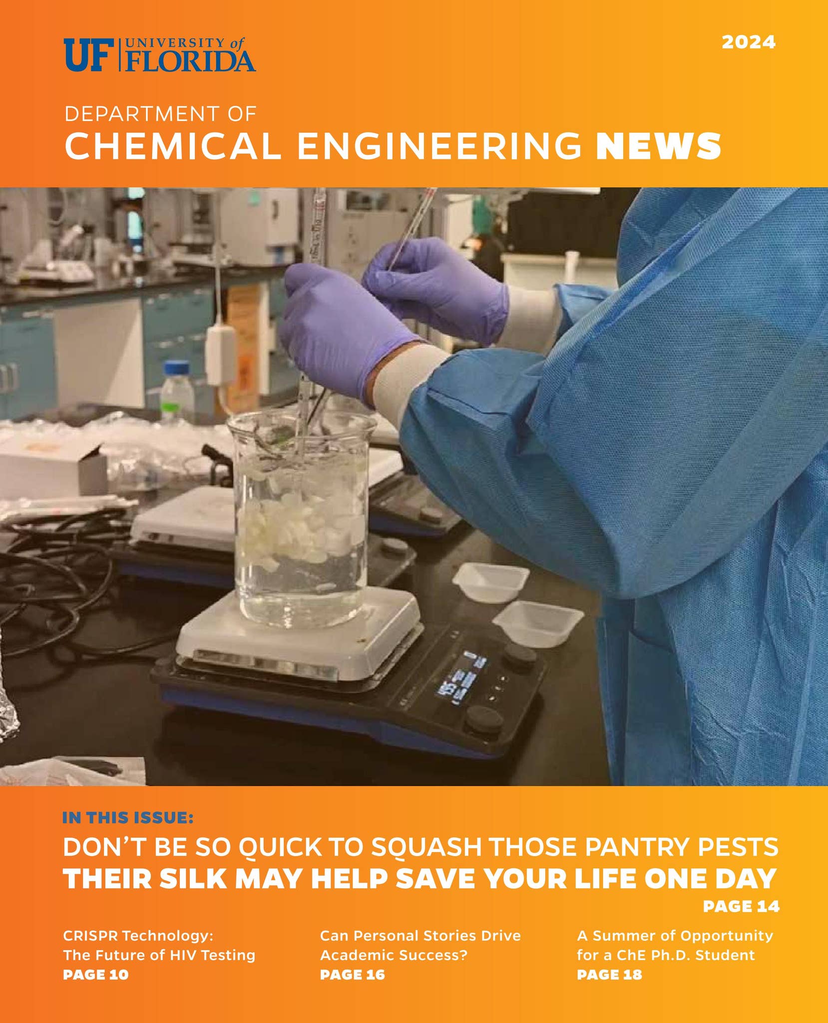 2024 UF Department of Chemical Engineering Magazine by UF Herbert ...