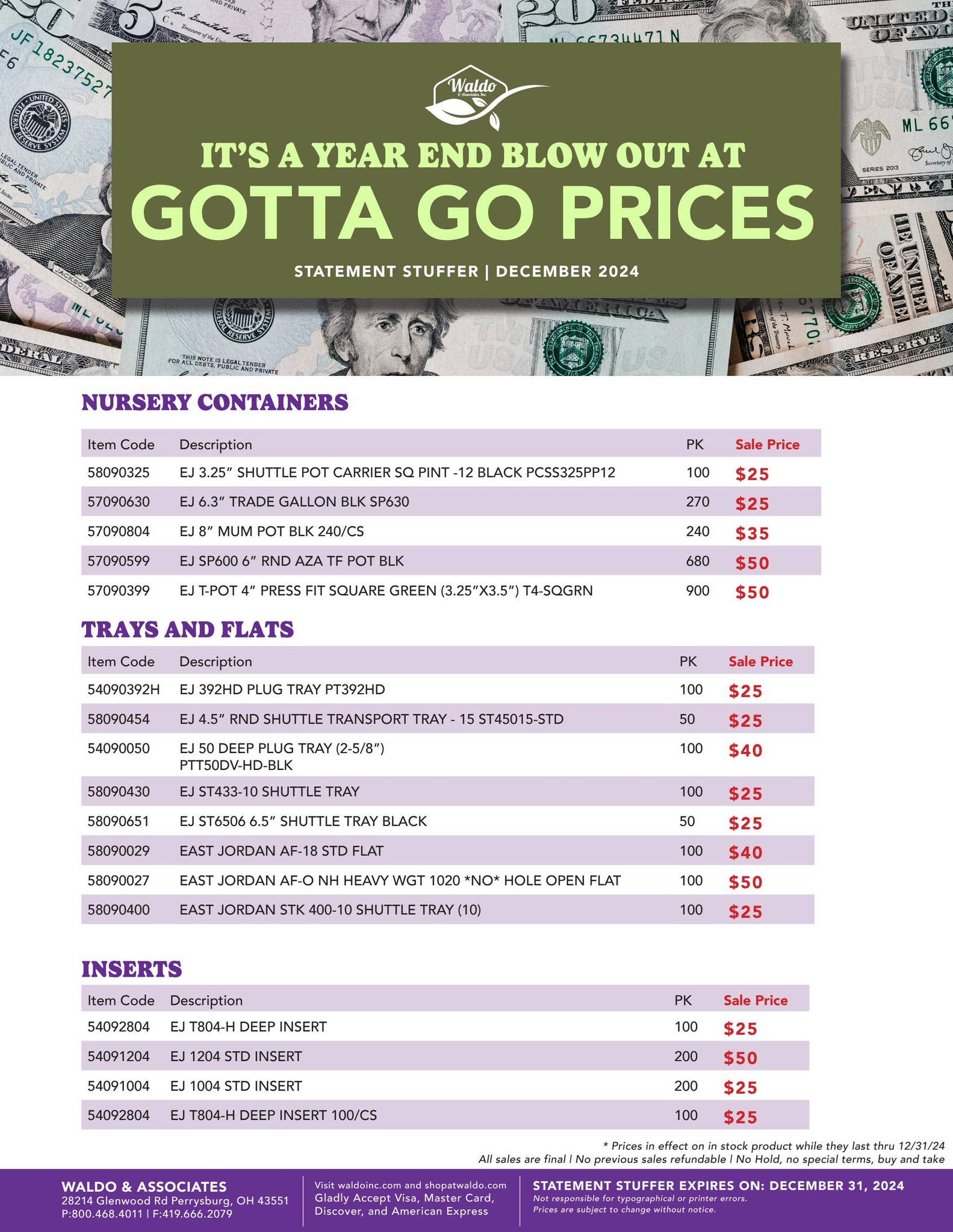 December 2024 Statement Stuffer by Waldo & Associate, Inc - Issuu