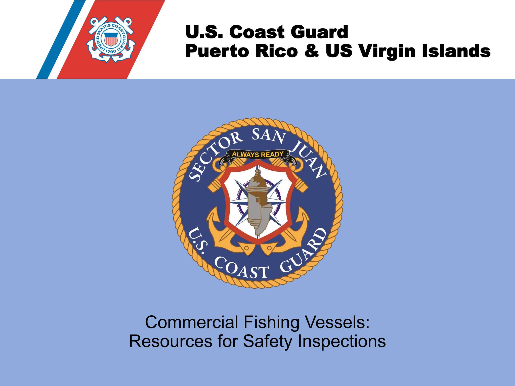 USCG PR USVI CFV Safety Inspection Resources by Caribbean Fishery ...