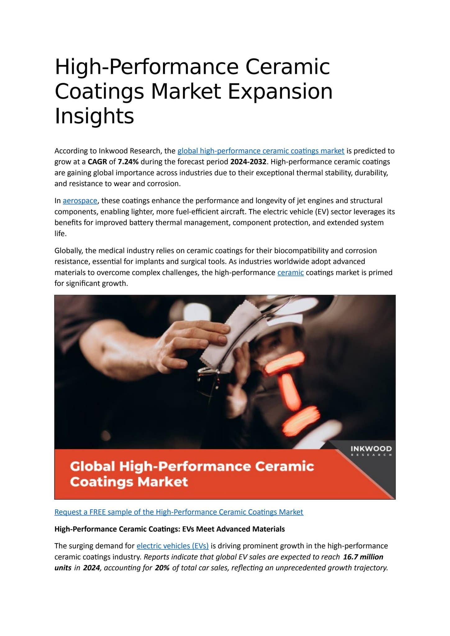High-Performance Ceramic Coatings Market Expansion Insights by ...