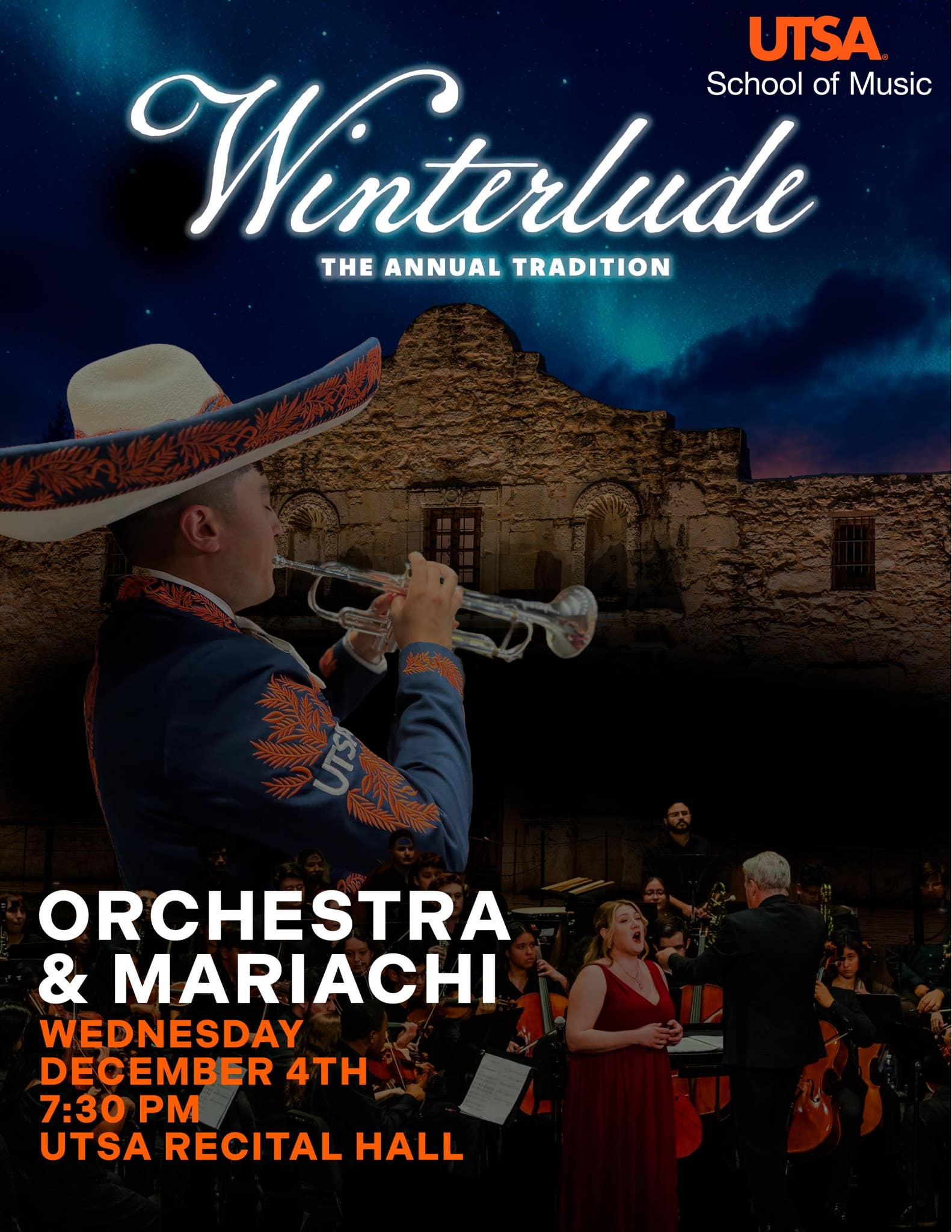 Winterlude: Orchestra & Mariachi Program, 4 Dec 24 by UTSA School of ...
