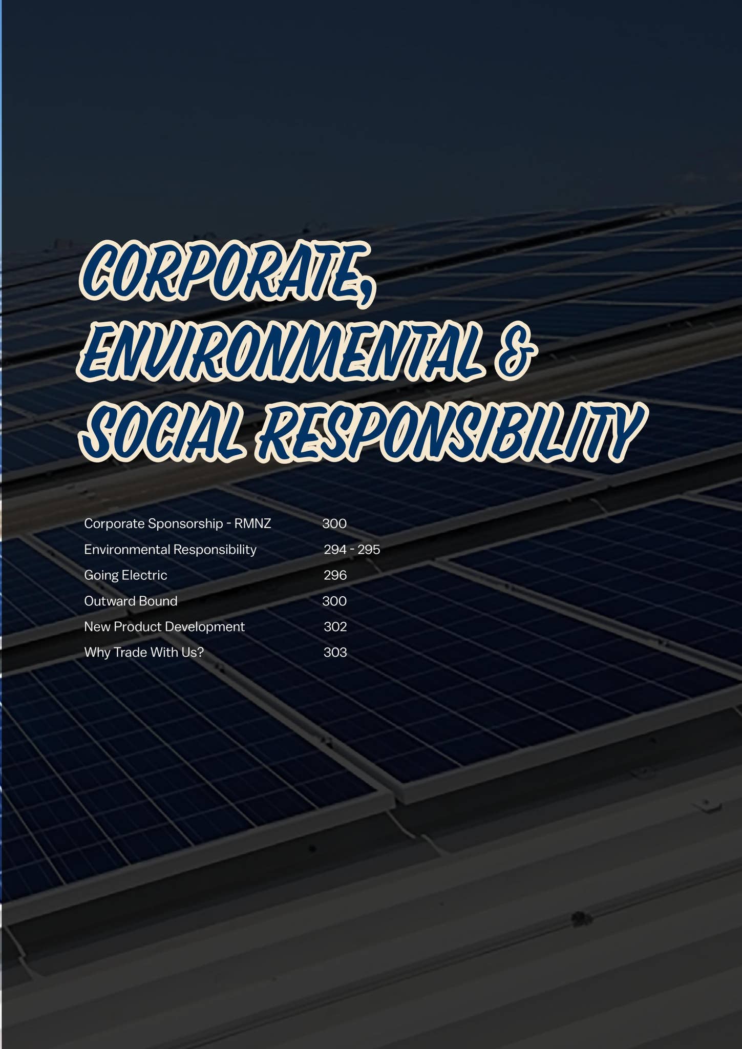 CORPORATE, SOCIAL, ENVIRONMENTAL RESPONSIBILITY 2025 by dunninghams - Issuu