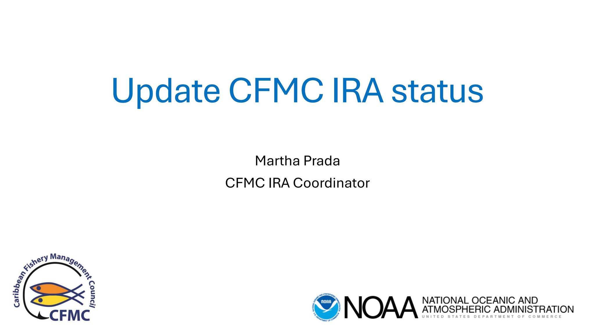 Update CFMC IRA Status by Caribbean Fishery Management Council - Issuu