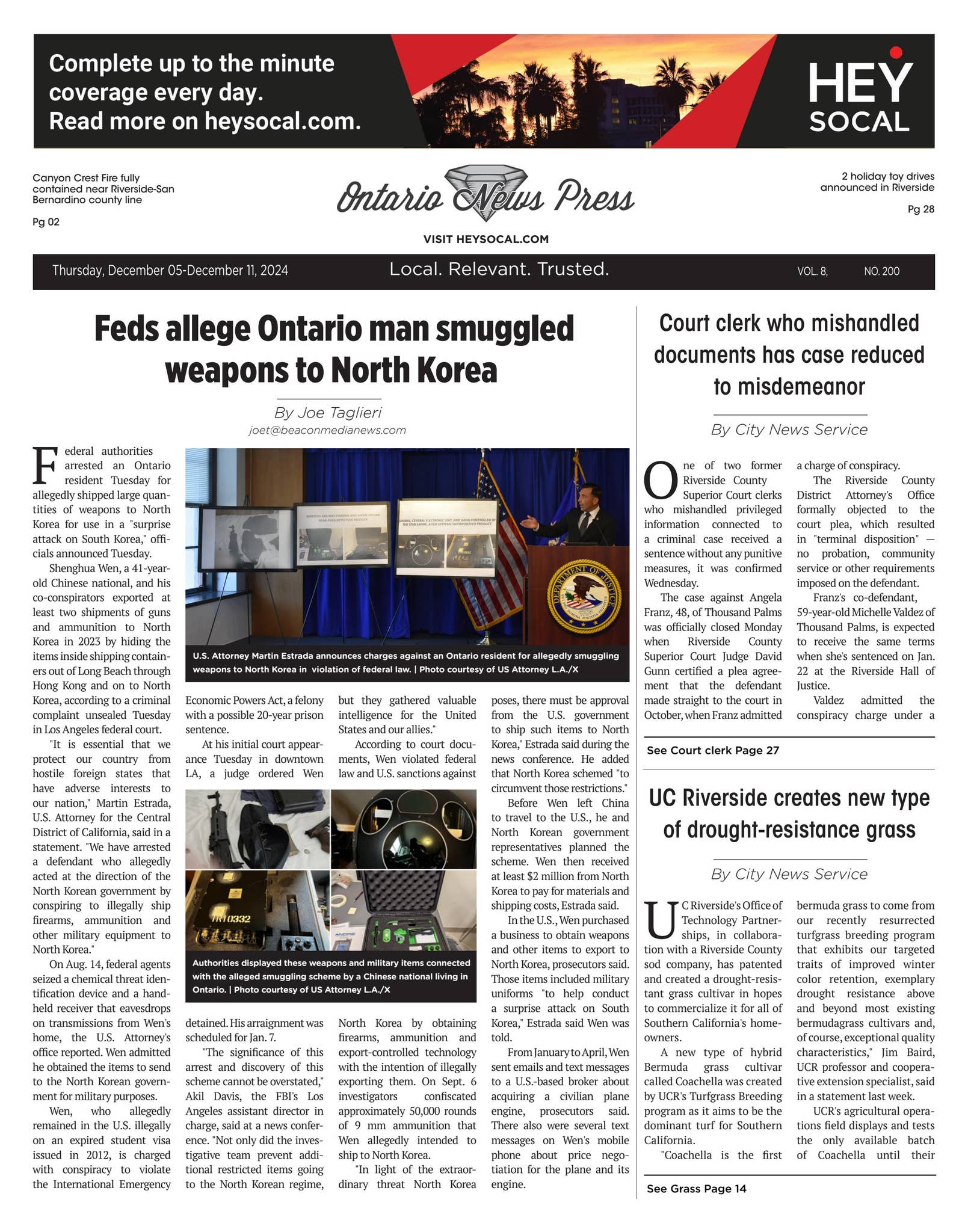 Ontario News Press_12/5/2024 by Beacon Media News - Issuu