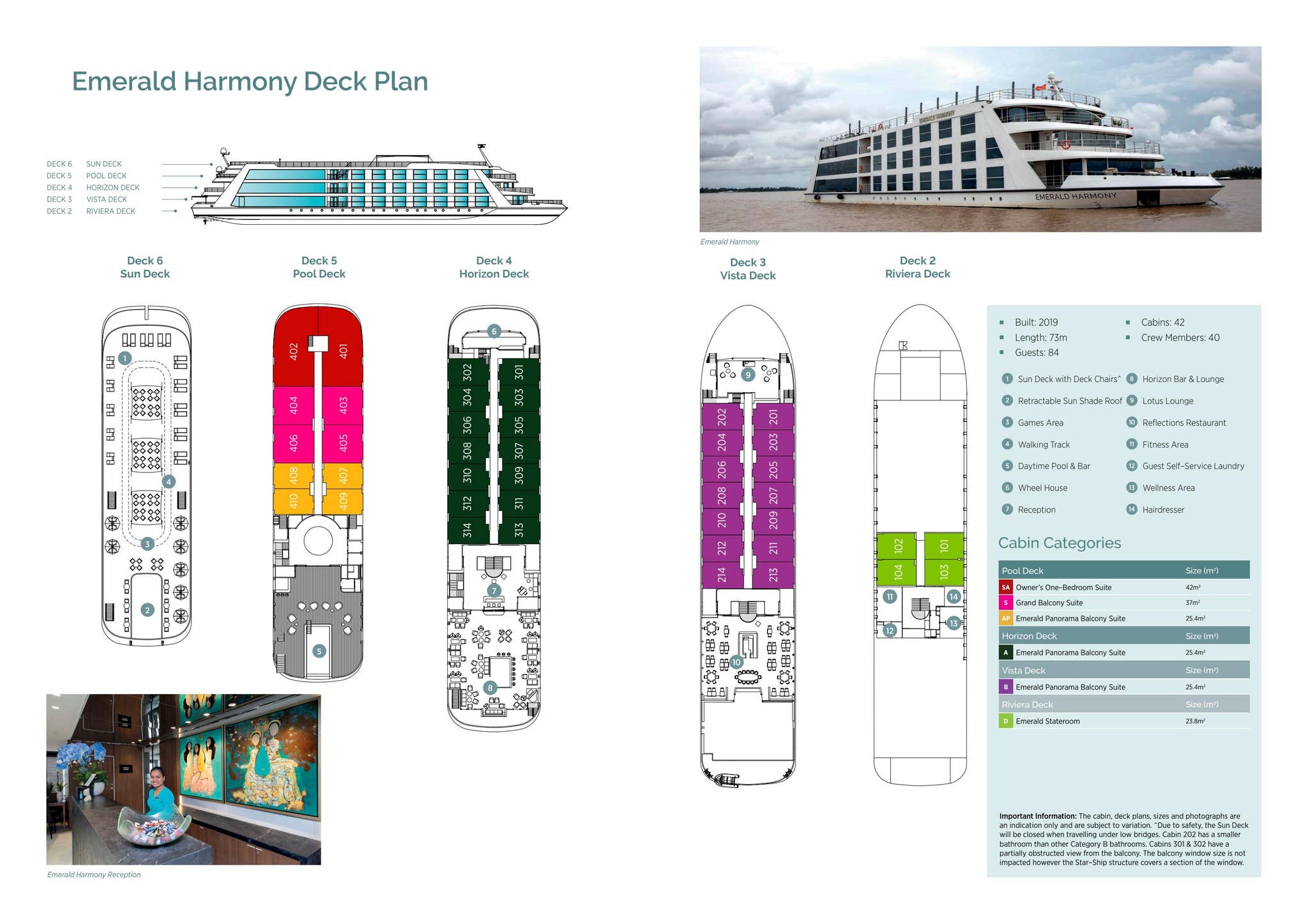 Emerald Harmony Deck Plan 2024 by scenic - Issuu