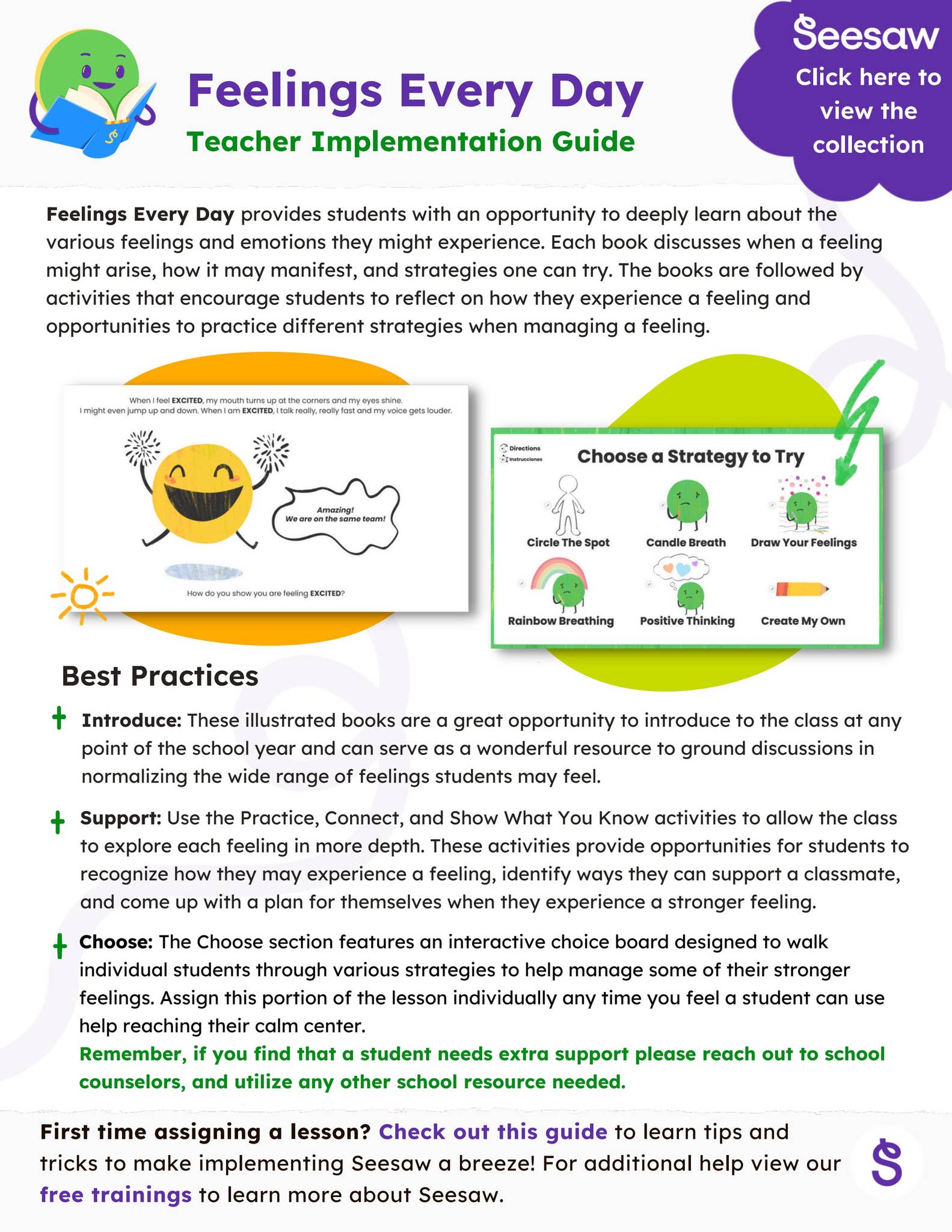 Feelings Every Day Implementation Guide by seesawlearning - Issuu