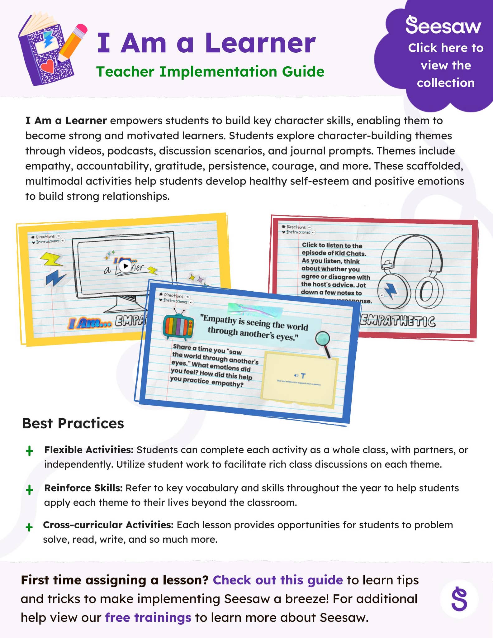 I Am a Learner Implementation Guide by seesawlearning - Issuu