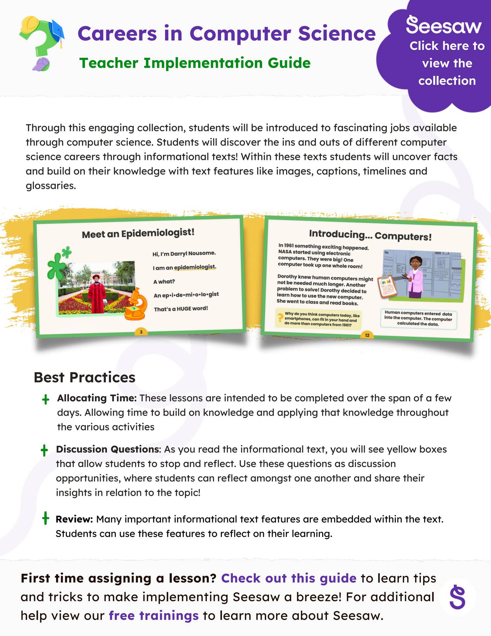 Careers in Computer Science Implementation Guide by seesawlearning - Issuu