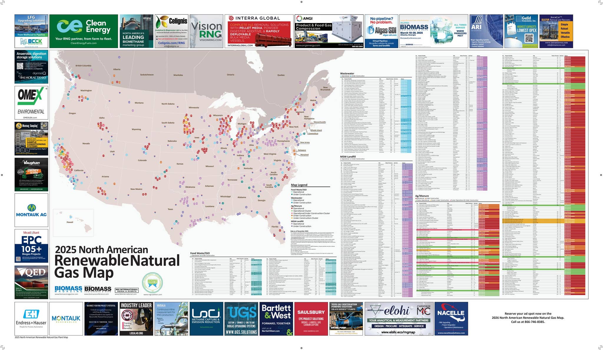 2025 North American Renewable Natural Gas Map by BBI International - Issuu