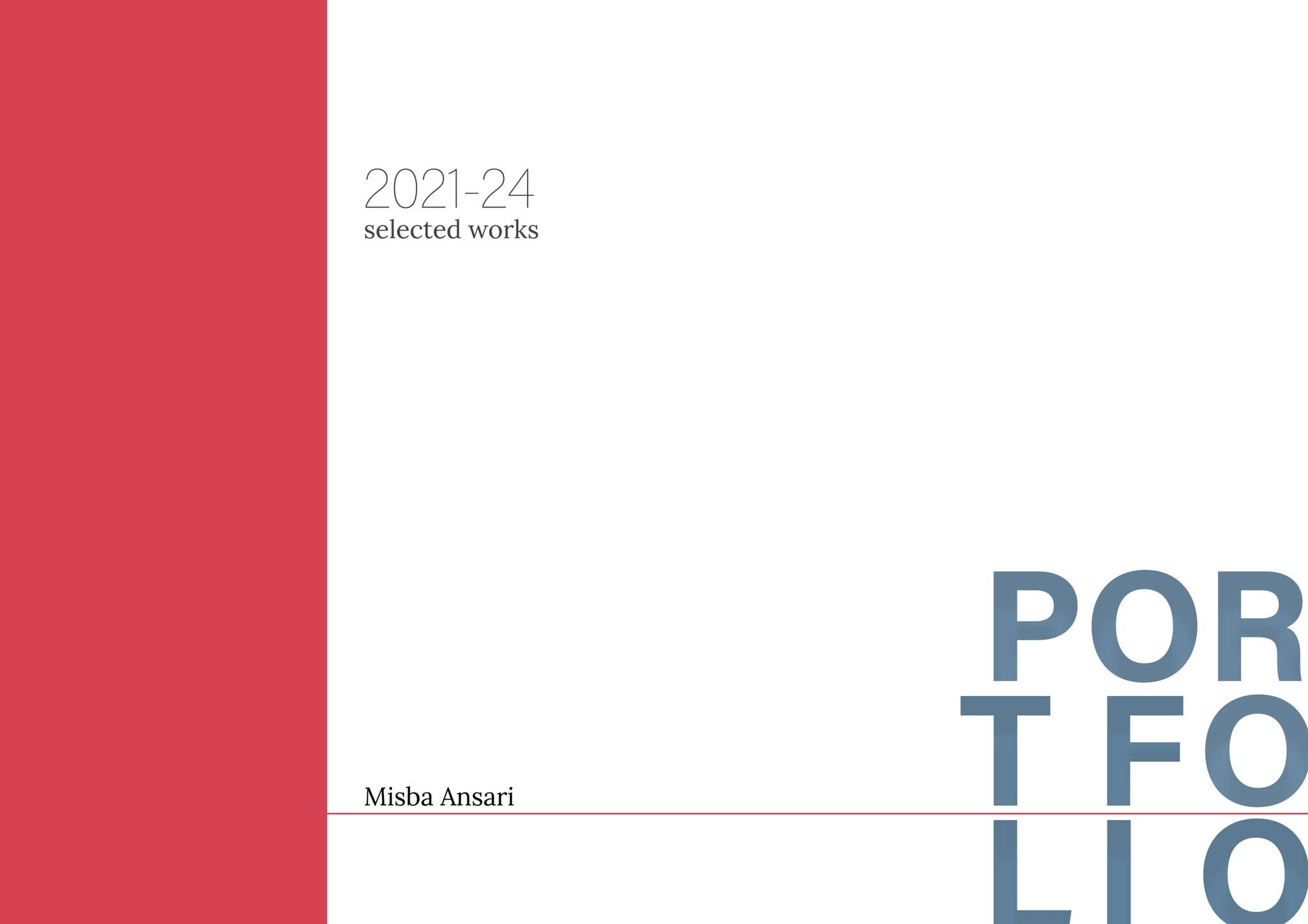 portfolio_misbaansari by Misba Ansari - Issuu