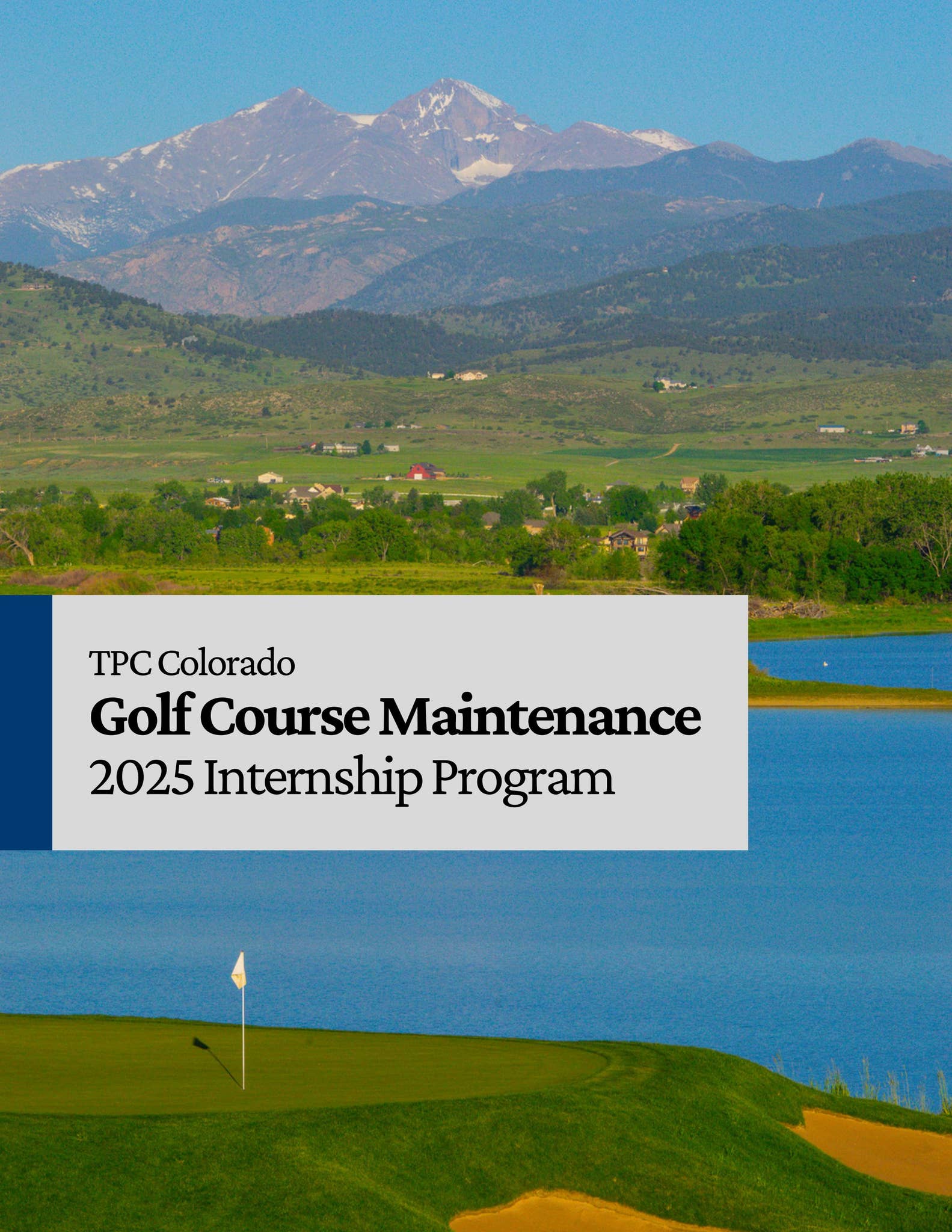TPC Colorado Golf Course Maintenance Internship Program by TPC Colorado ...