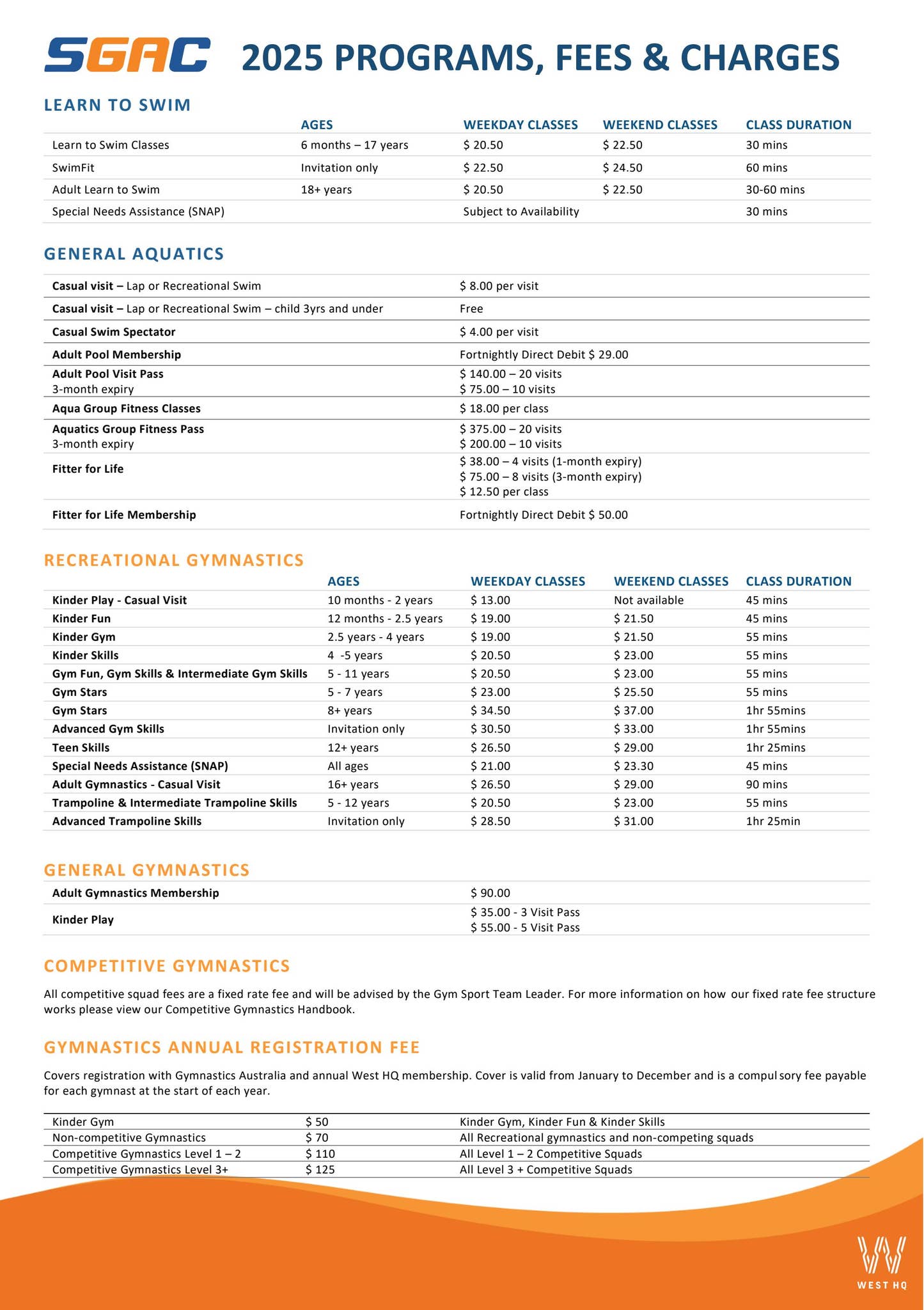 SGAC 2025 Fees by westhq - Issuu
