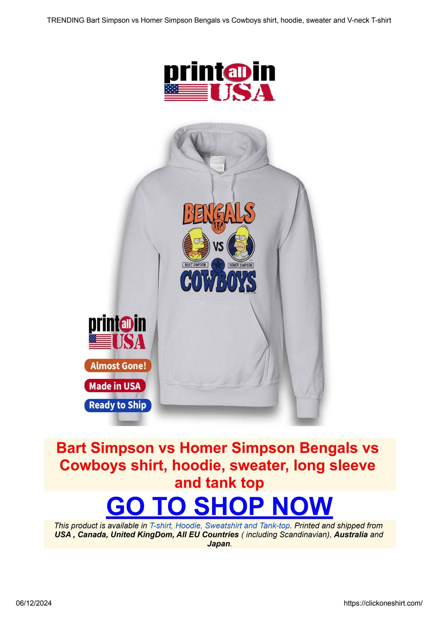 Bart Simpson vs Homer Simpson Bengals vs Cowboys shirt by Design AT ...