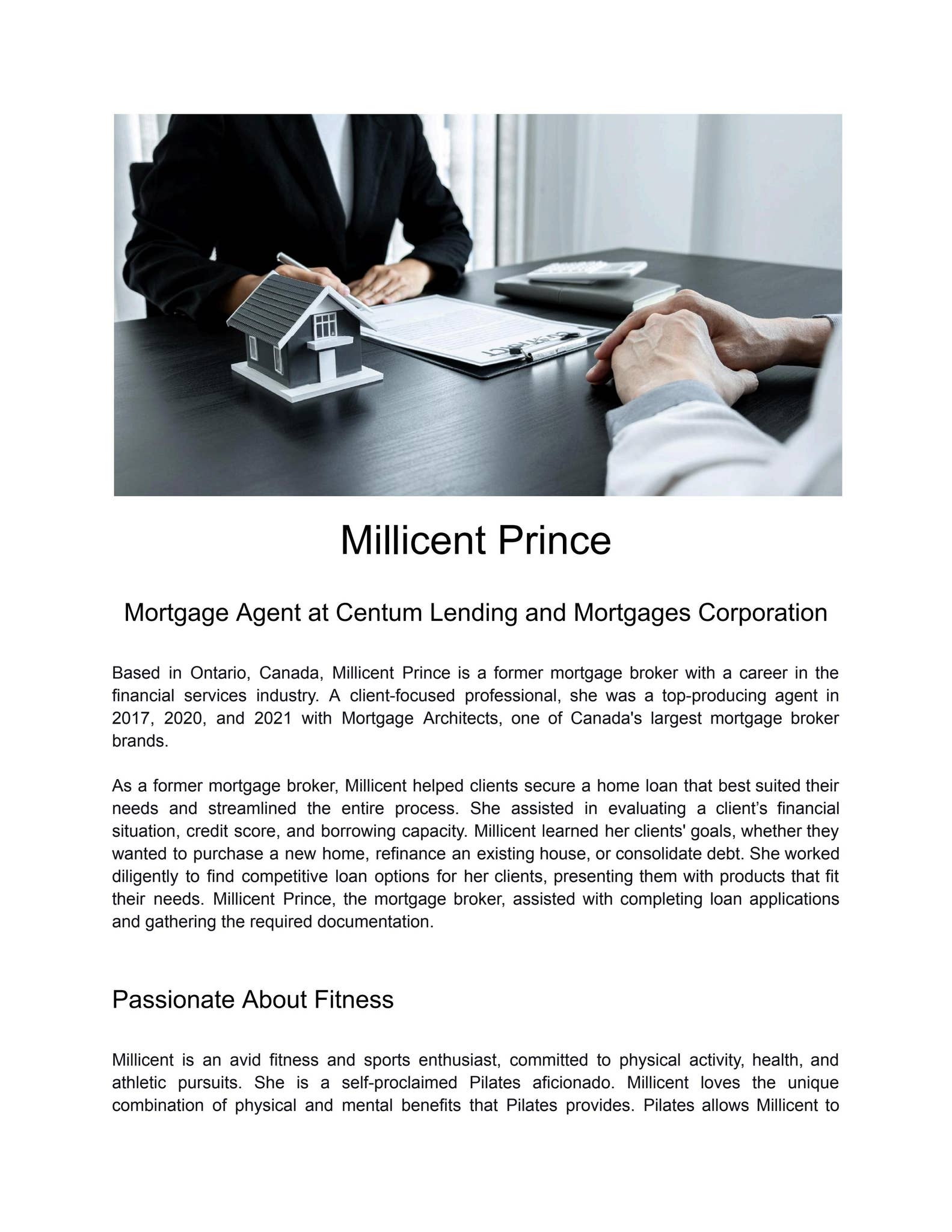 Biography of Millicent Prince by Millicent Prince - Issuu