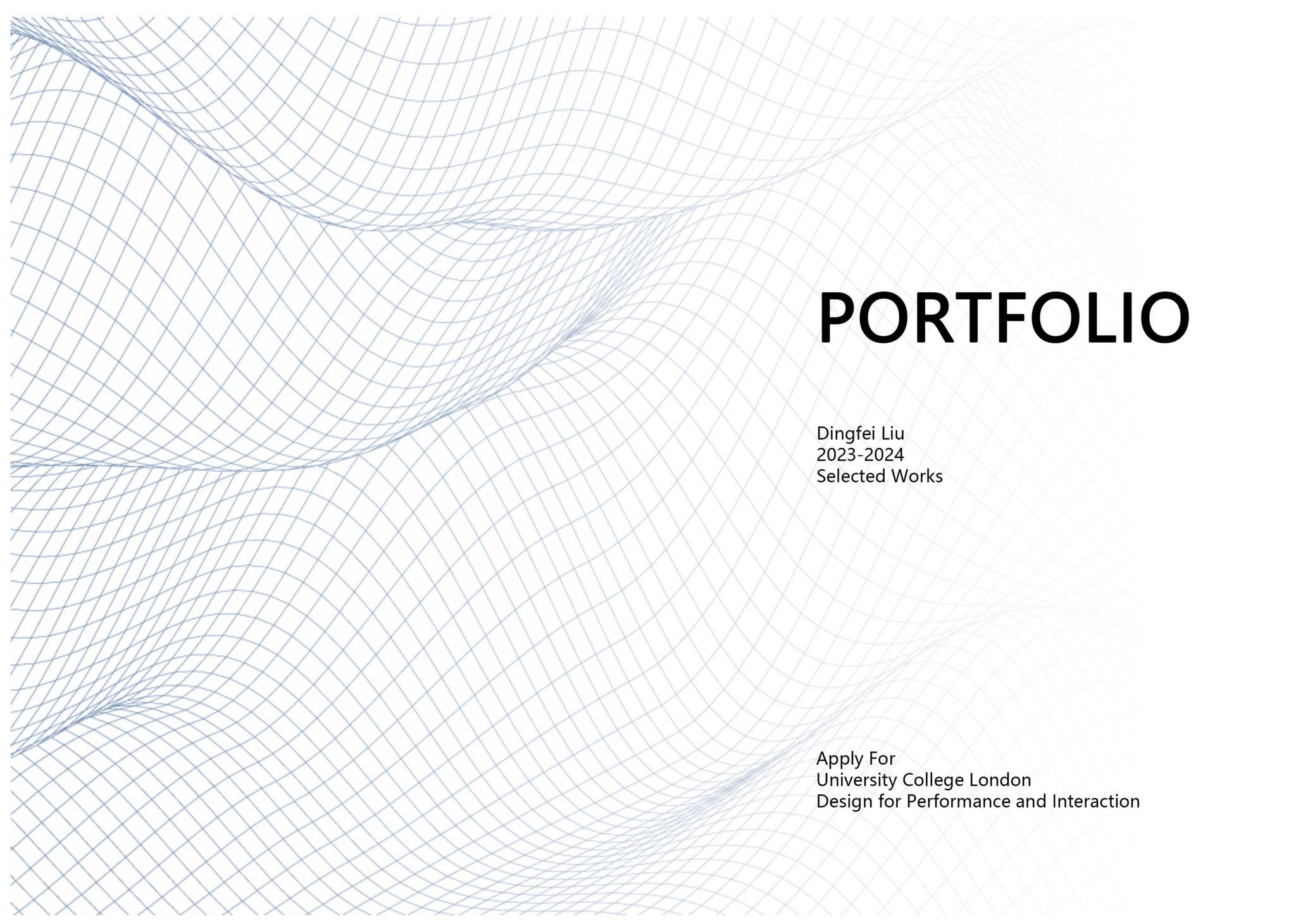 Dingfei Liu UCL Portfolio by Liudingfei - Issuu