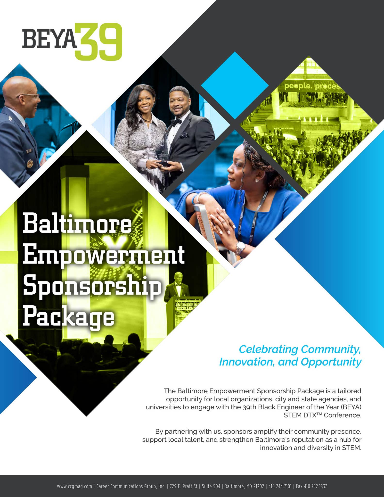 Baltimore Empowerment Sponsorship Brochure by Career Communications ...