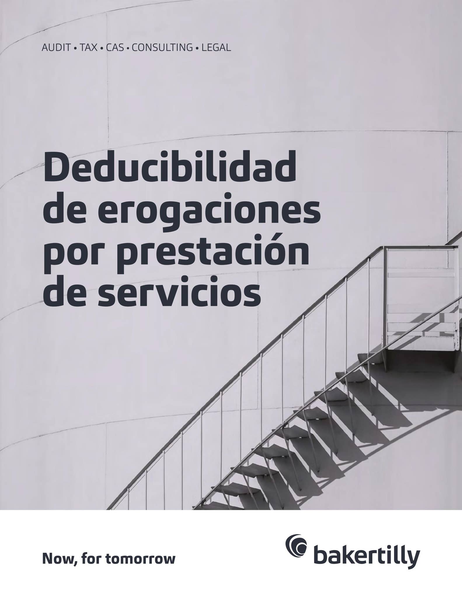 Deducibilidad de erogaciones por prestación de servicios by Baker Tilly ...