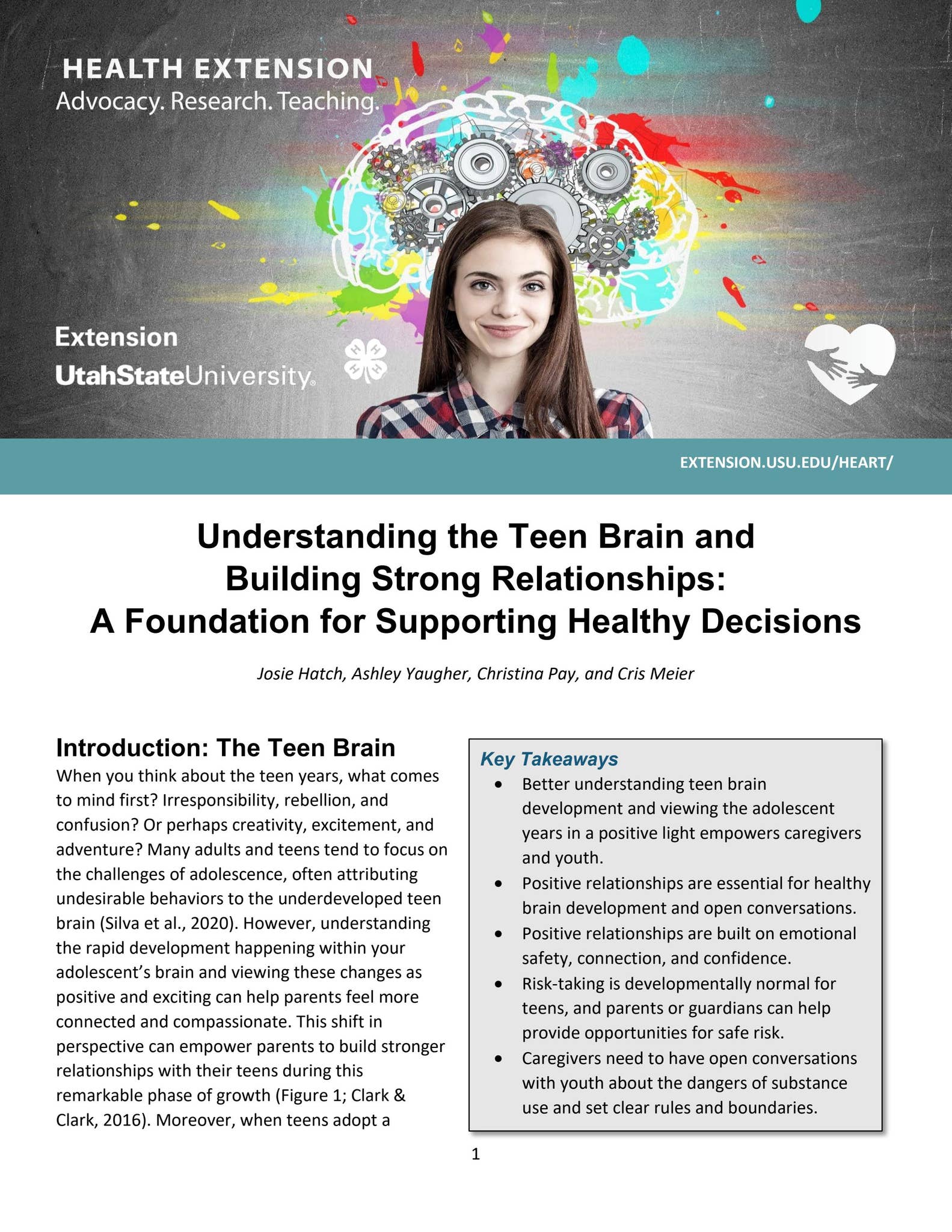 Understanding the Teen Brain and Building Strong Relationships_ A by ...
