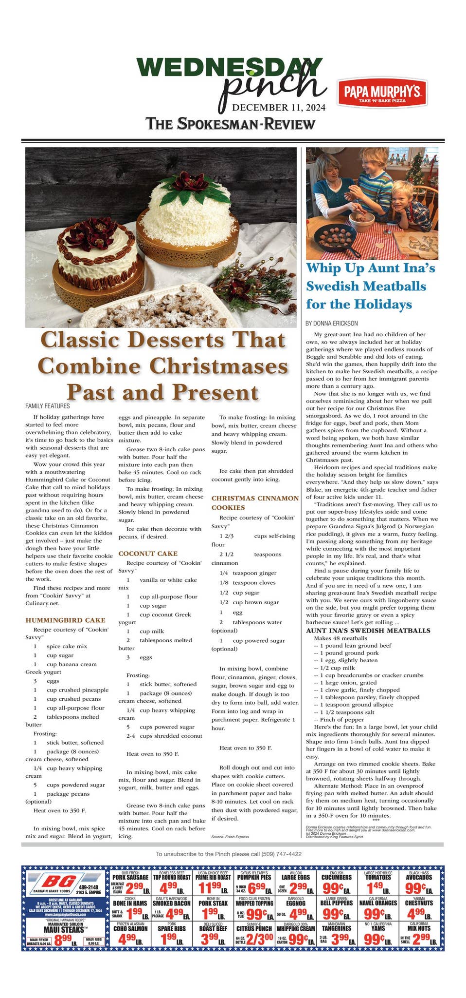 December 11 2024 Pinch Papa Murphy's by Cowles Publishing - Issuu