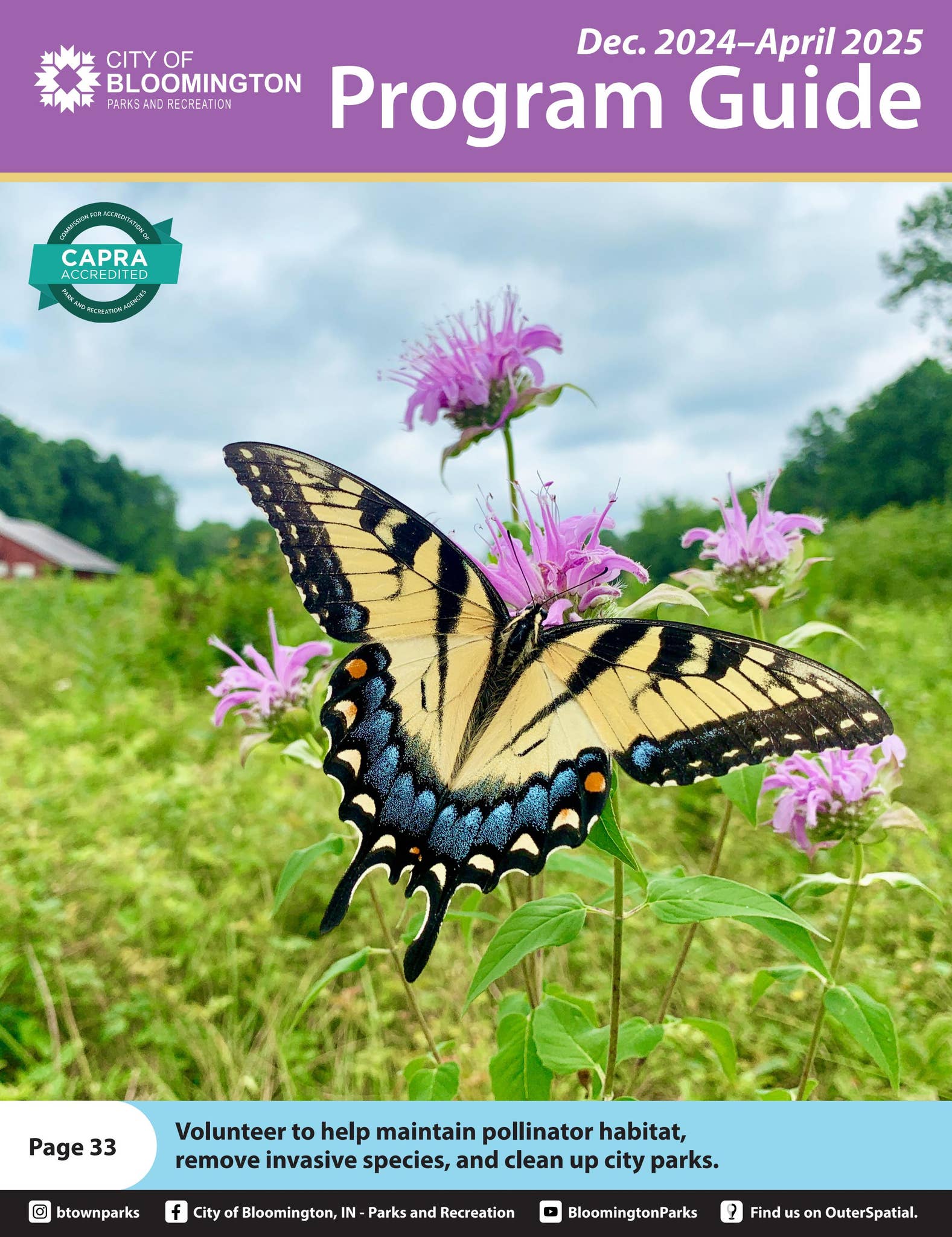 City of Bloomington, Indiana Parks and Recreation Winter-Spring 2025 ...