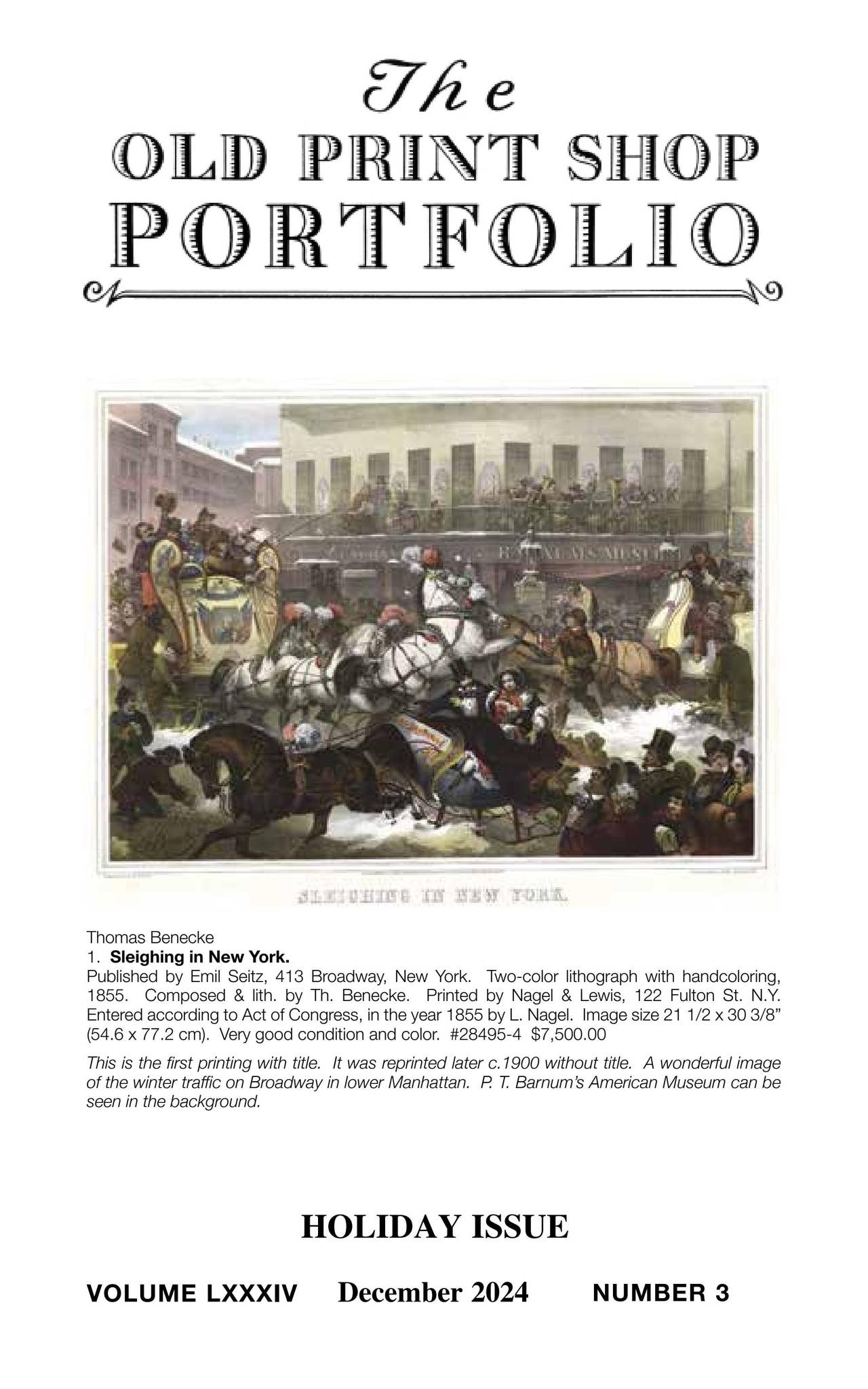 Holiday Issue by The Old Print Shop, Inc. - Issuu