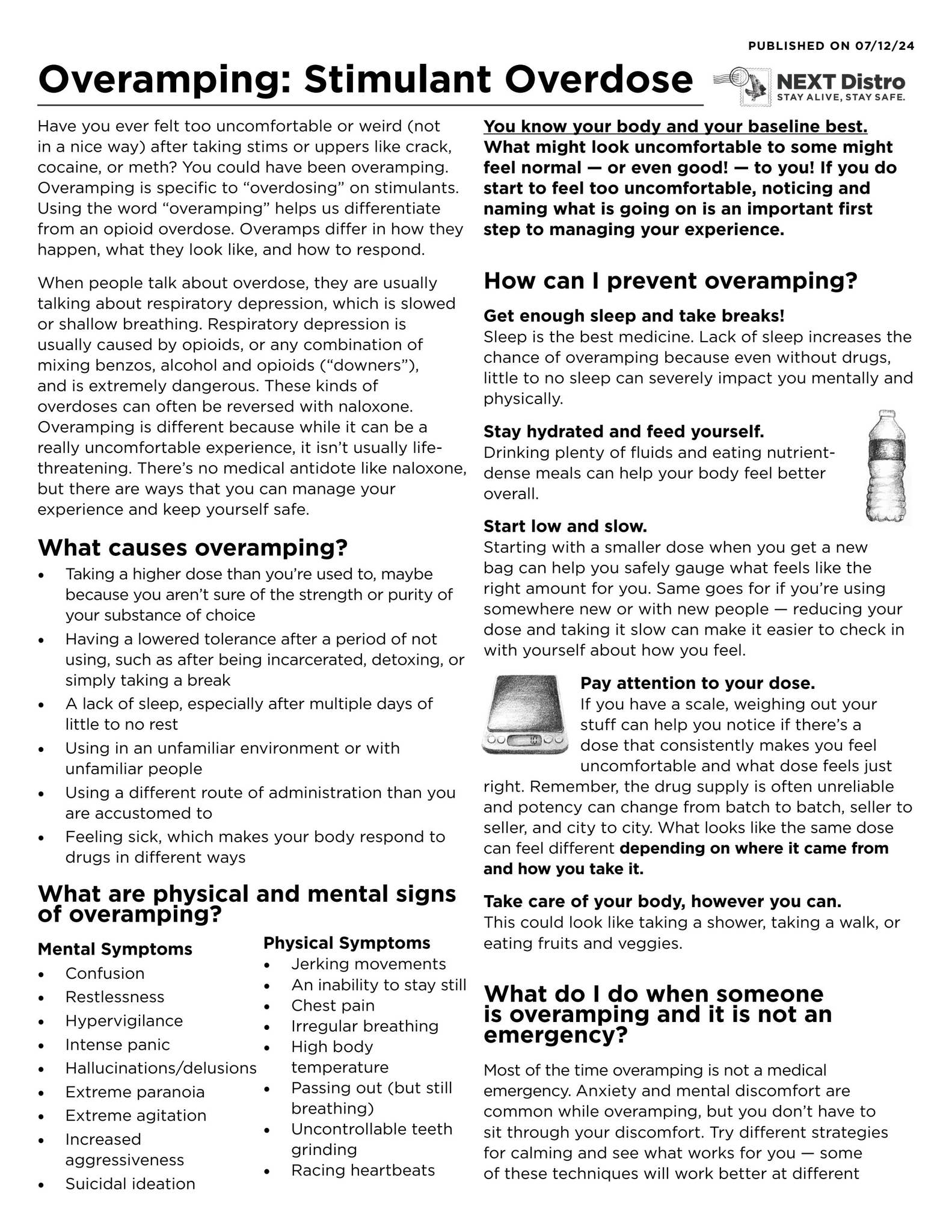 Overamping: Stimulant Overdose by nextdistro - Issuu