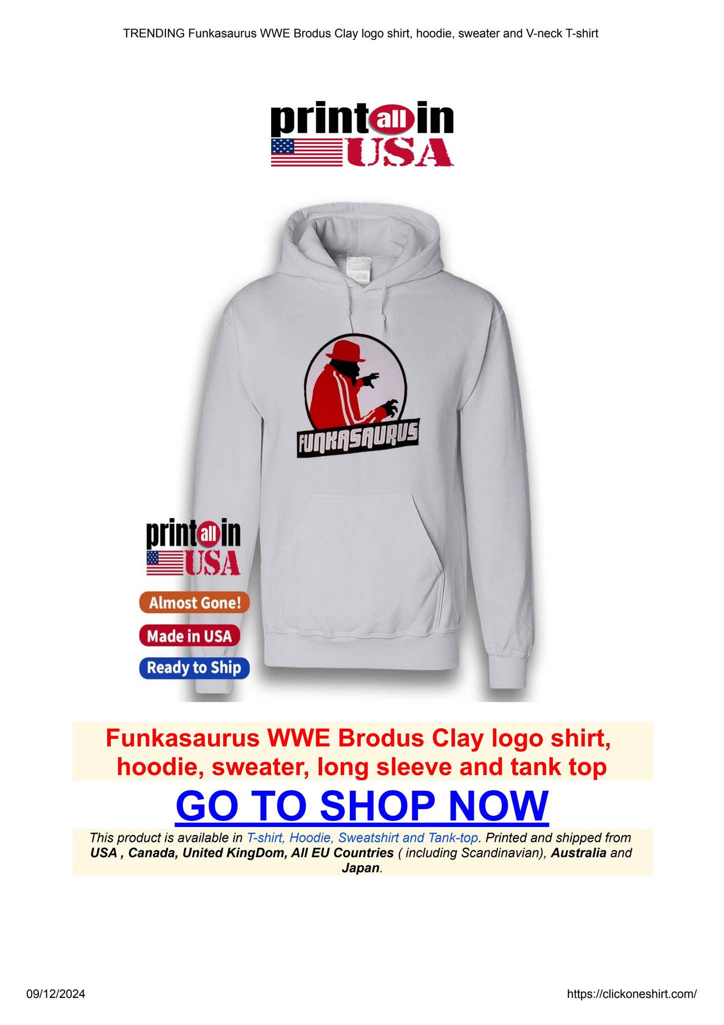 Funkasaurus WWE Brodus Clay logo shirt by Design AT Shop - Issuu