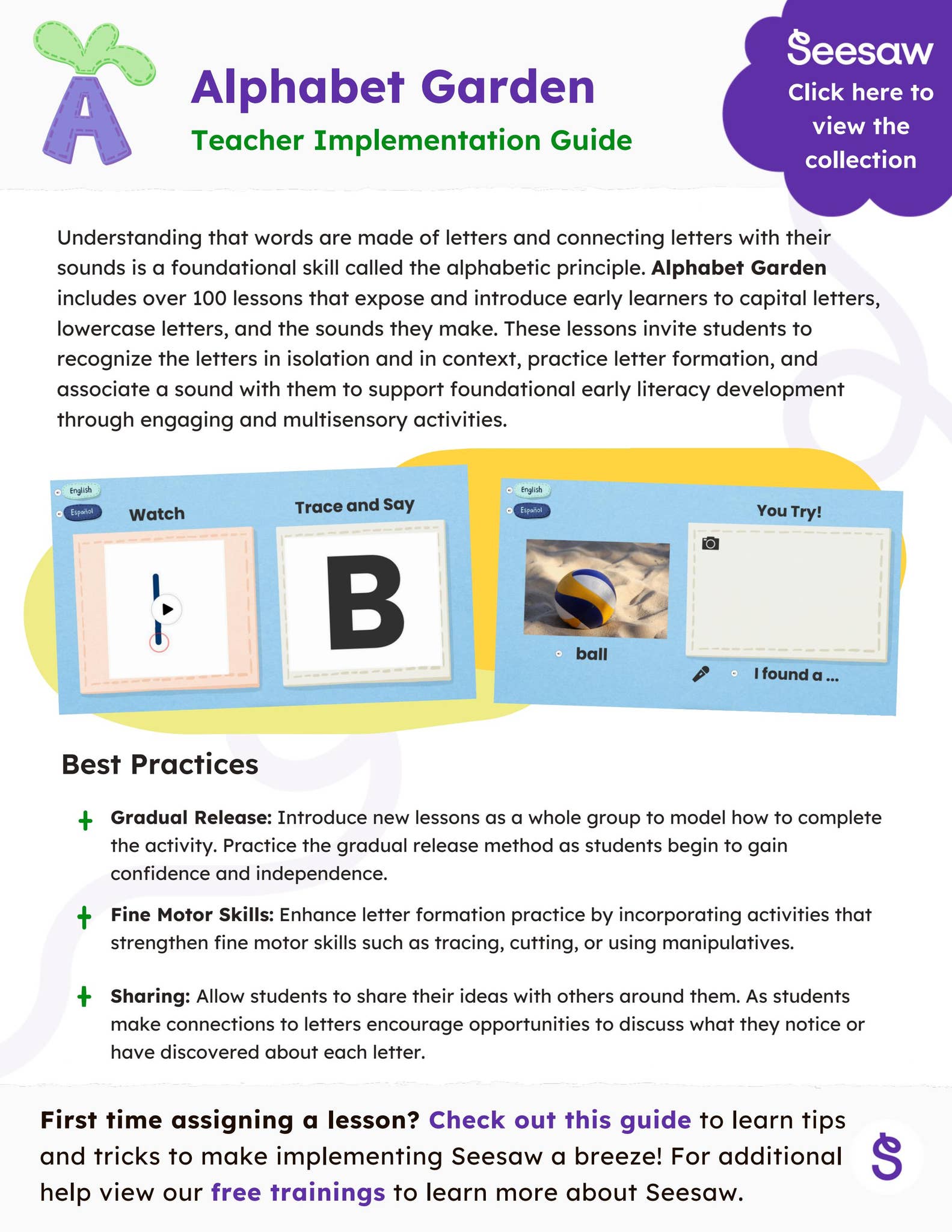 Alphabet Garden Implementation Guide by seesawlearning - Issuu