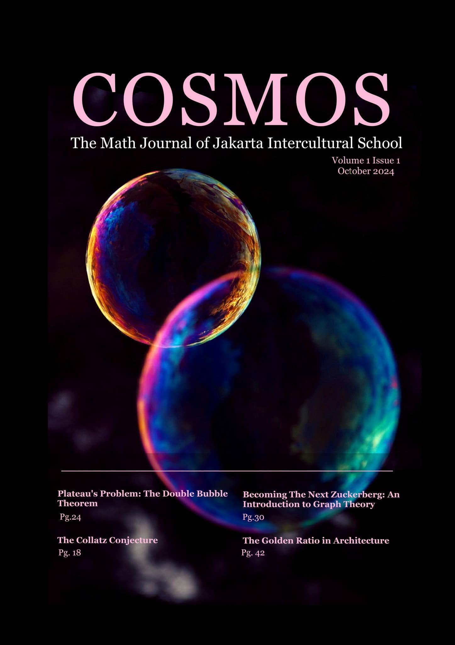 COSMOS Issue 1 for Issuu by COSMOS Math Journal - Issuu
