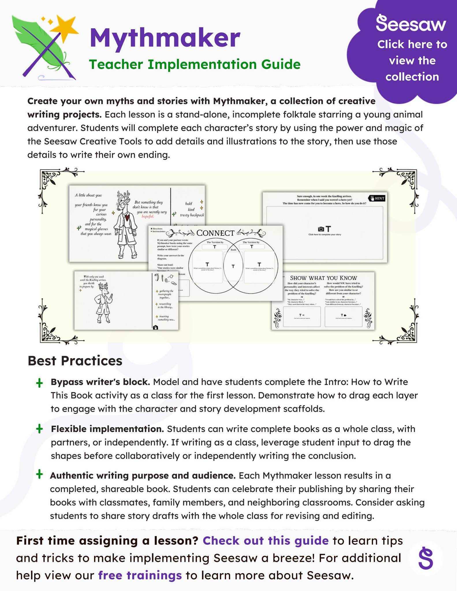 Mythmaker Implementation Guide by seesawlearning - Issuu