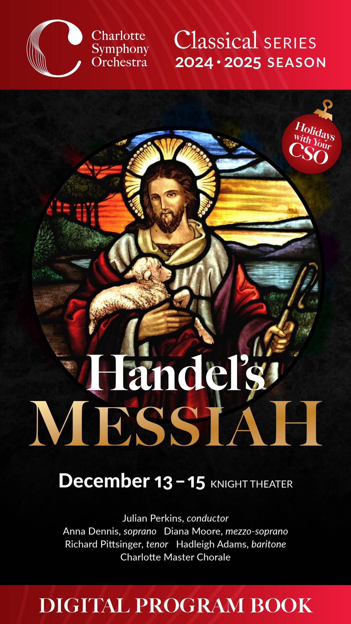 CSO Handel's Messiah - program 12-13-24 by Charlotte Symphony Orchestra ...