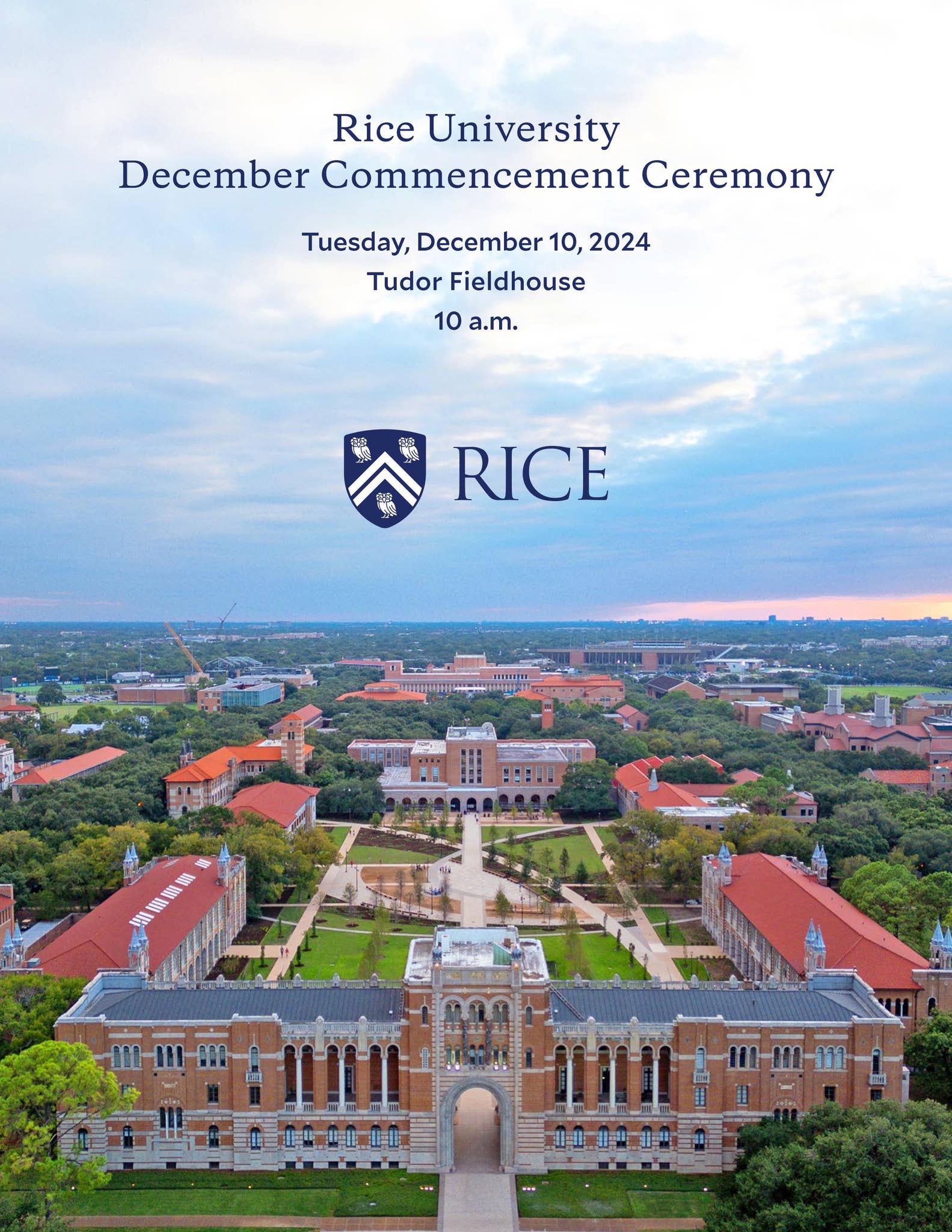 Rice University December 2024 Digital Commencement Program by ...